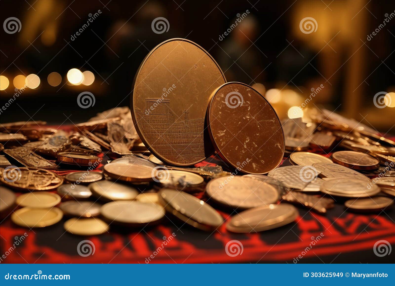 Archaeological Excavations, Work, Finding of Different Metal Coins ...