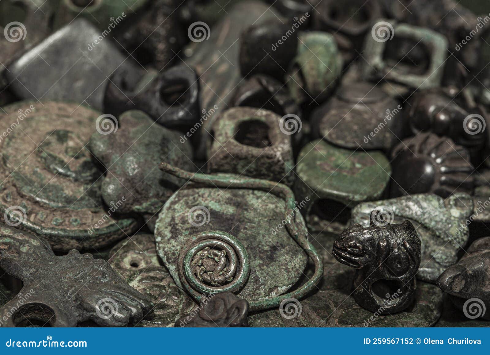 Ancient Scythian Bronze Objects of the Scythians Stock Photo - Image of ...