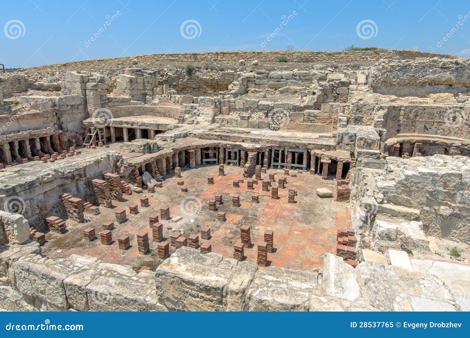 Archaeological Museum in Cyprus Stock Image - Image of east, greece ...