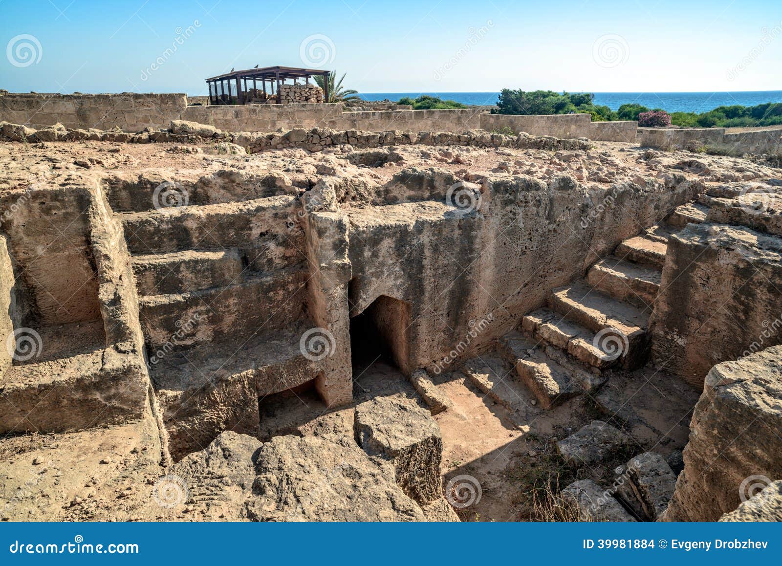 Archaeological Museum in Paphos on Cyprus Stock Photo - Image of ruins ...