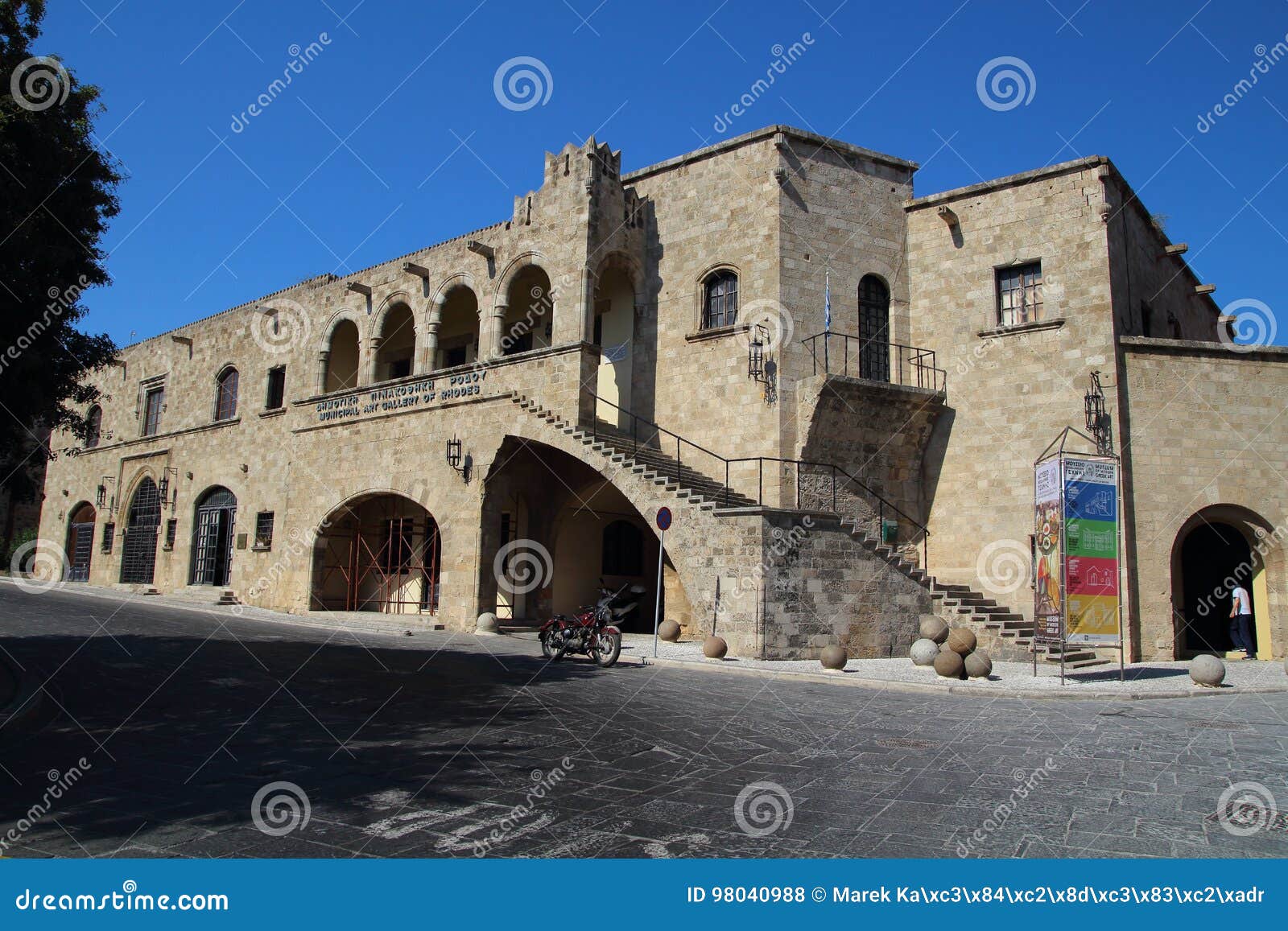 Archaeological Museum in Rhodes, Greece Editorial Stock Photo - Image ...