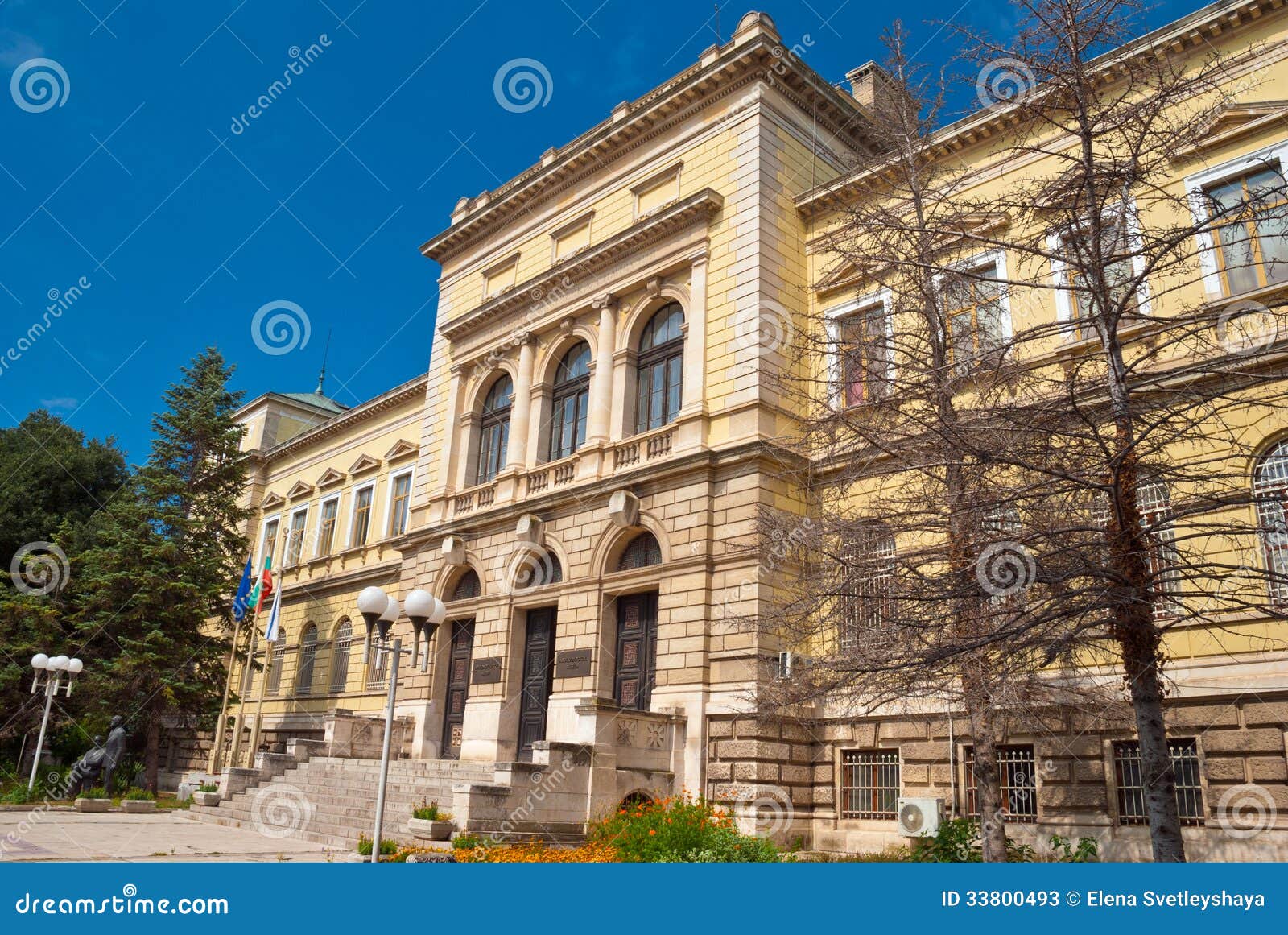 The Archaeological Museum, Varna, Bulgaria Stock Image - Image of blue ...
