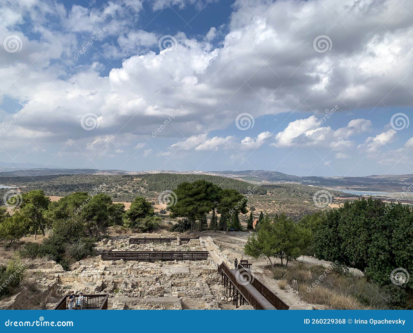 Archaeological Park of Sepphoris Tzipori Stock Photo - Image of ...