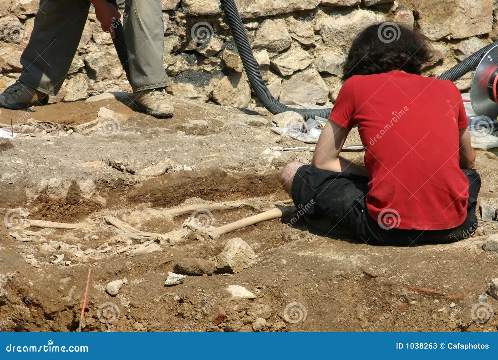 Archaeological research stock image. Image of archaeologist - 1038263