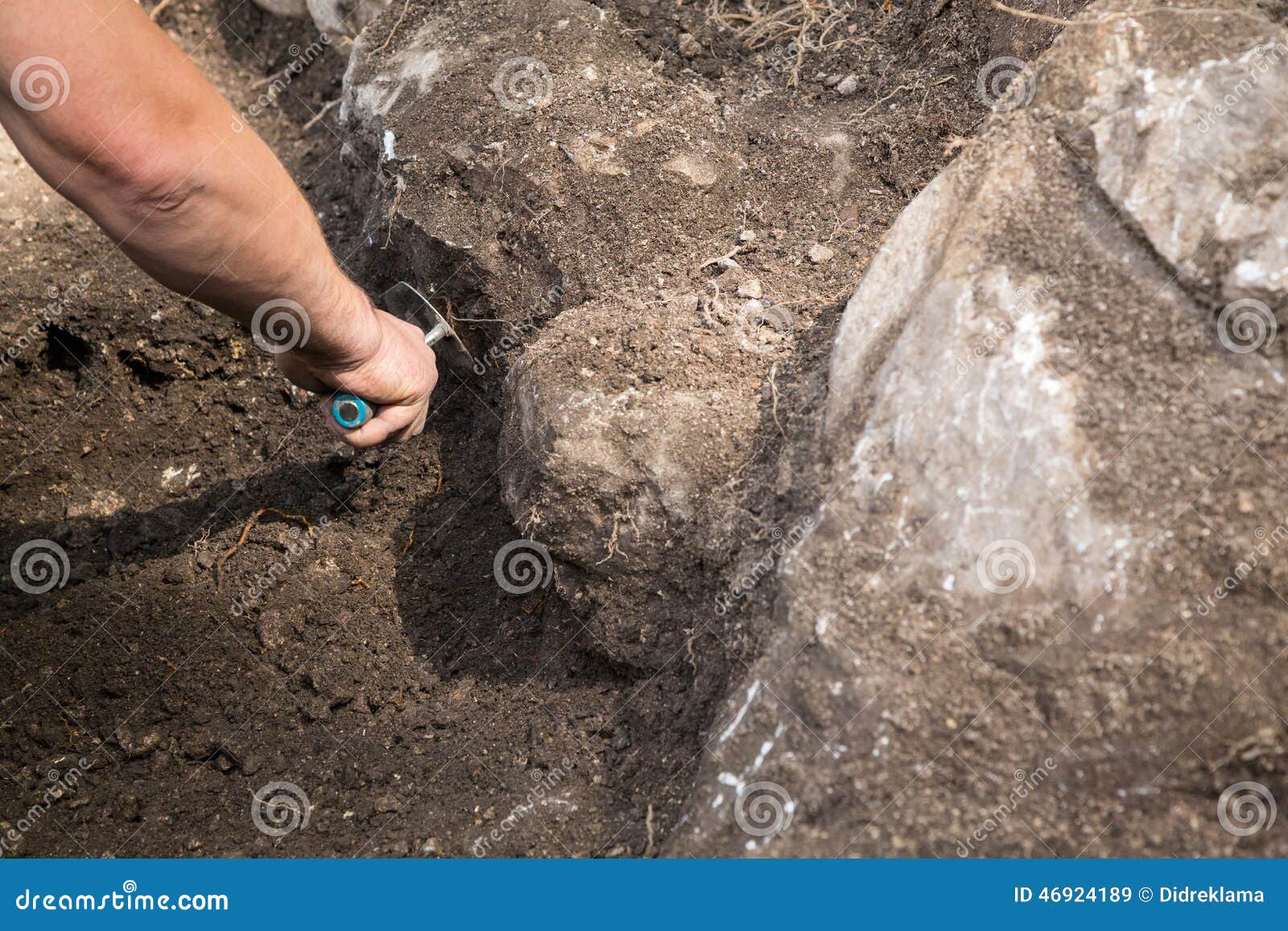 Archaeological research stock image. Image of archeology - 46924189