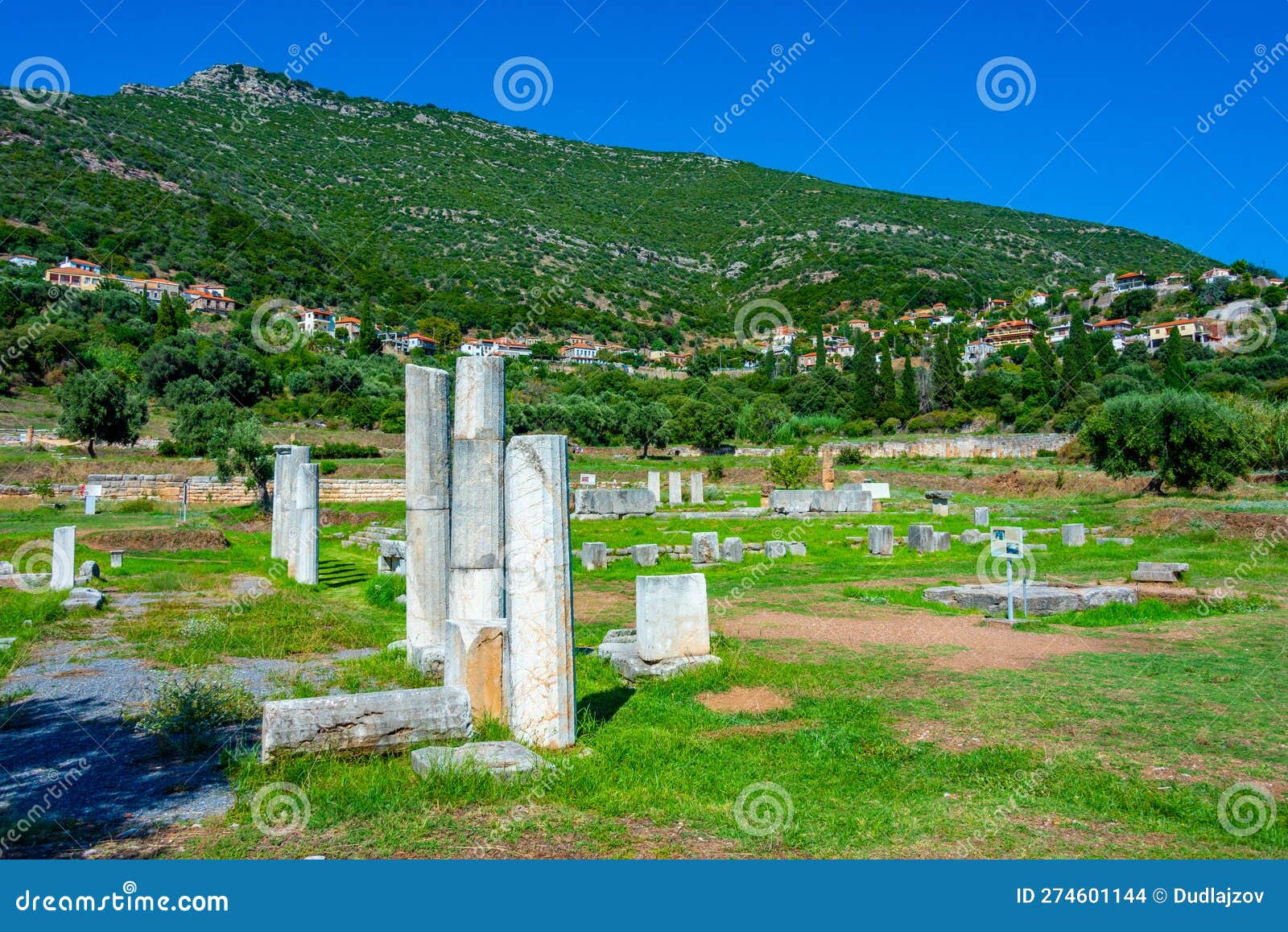 Archaeological Site of Ancient Messini in Greece Stock Photo - Image of ...