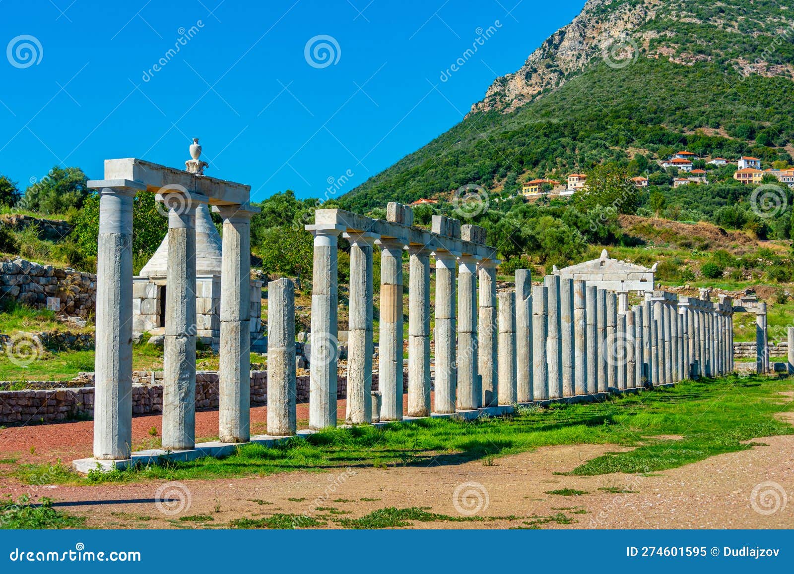Archaeological Site of Ancient Messini in Greece Stock Image - Image of ...