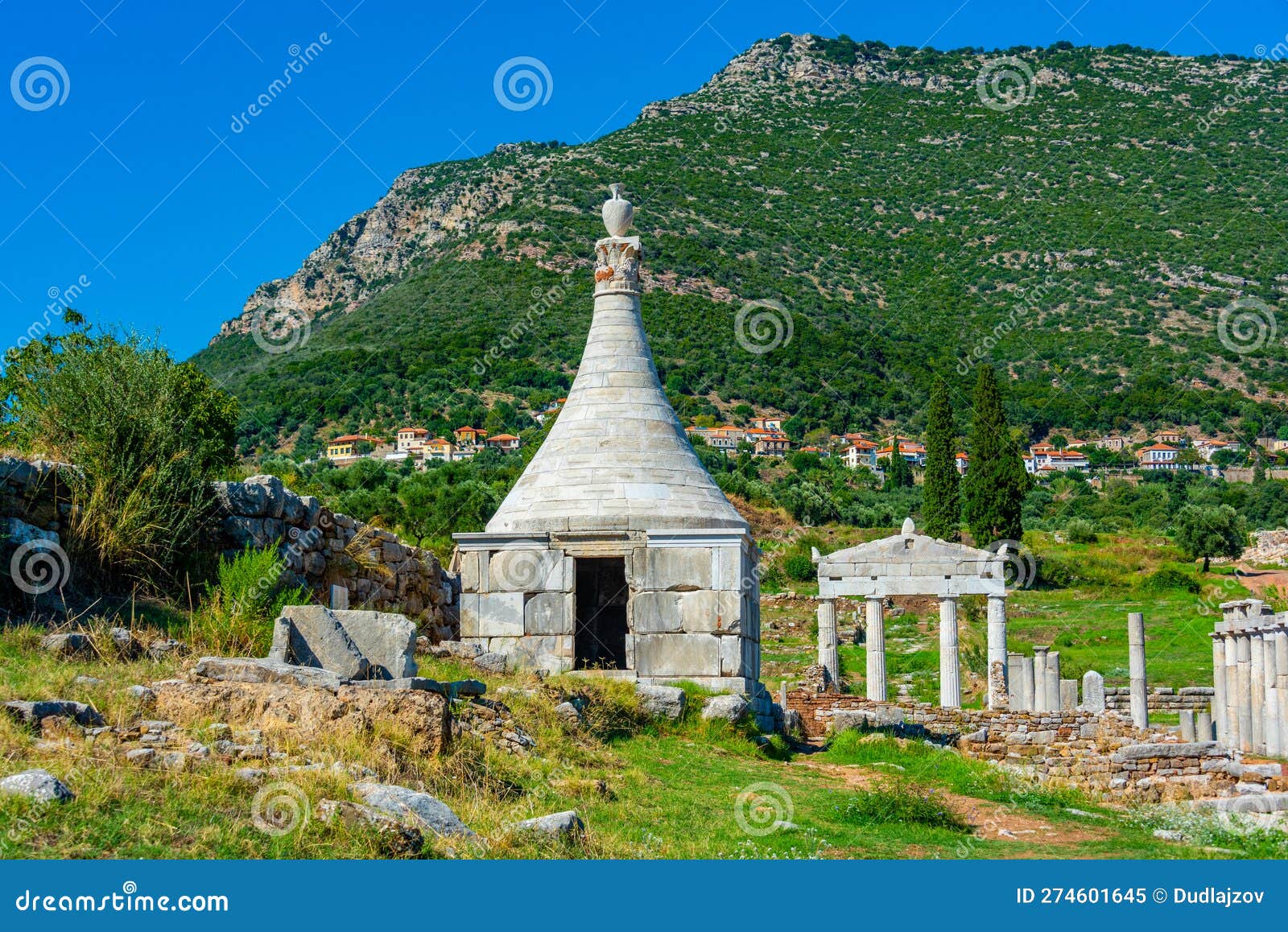 Archaeological Site of Ancient Messini in Greece Stock Image - Image of ...