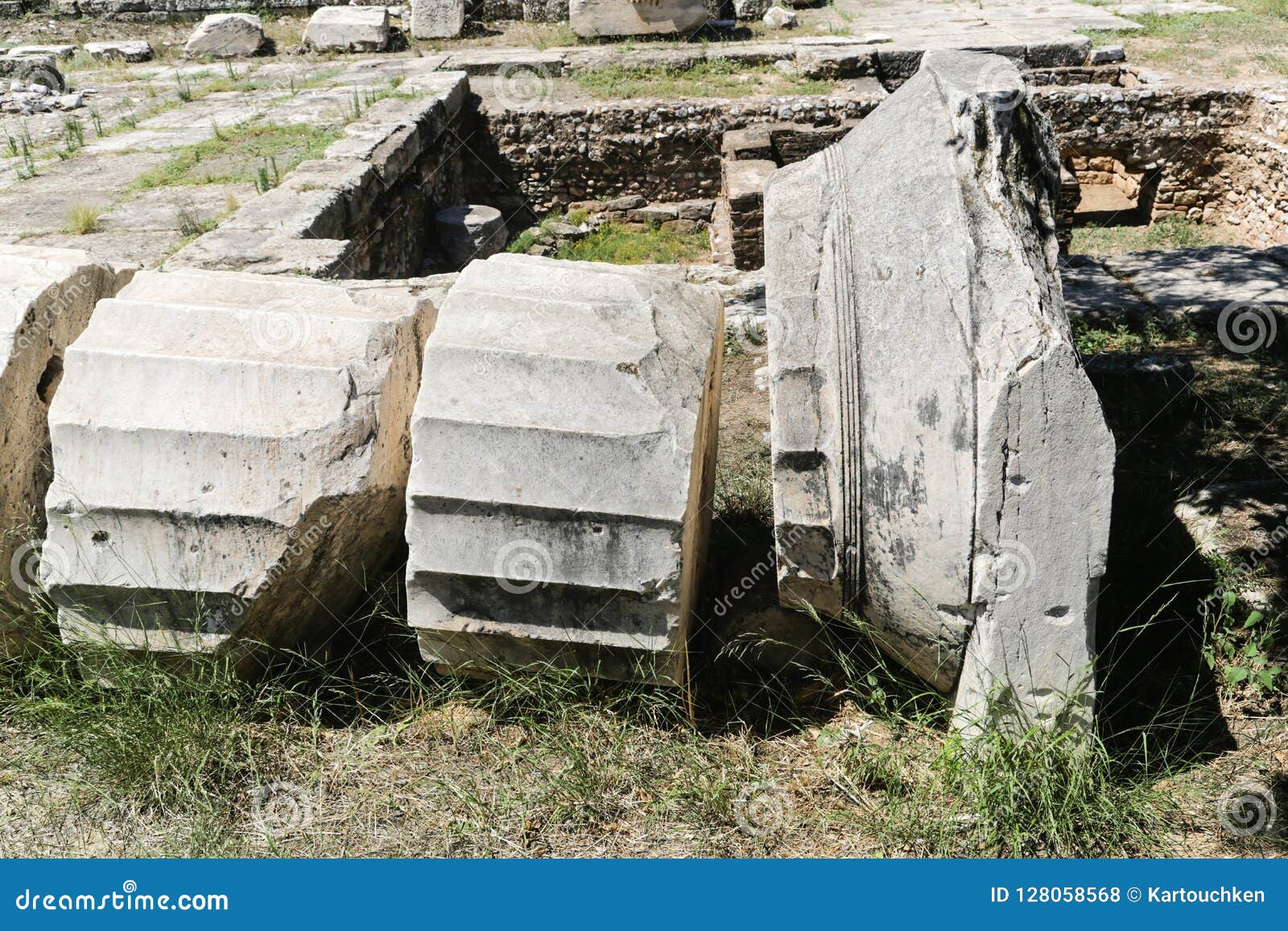 Site of Elefsina stock photo. Image of historic, attica - 128058568