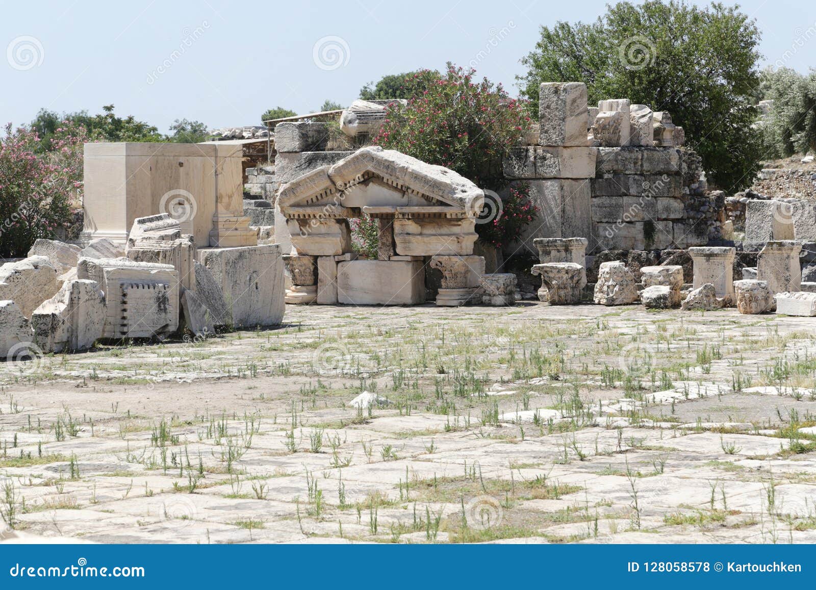 Site of Elefsina stock photo. Image of architecture - 128058578