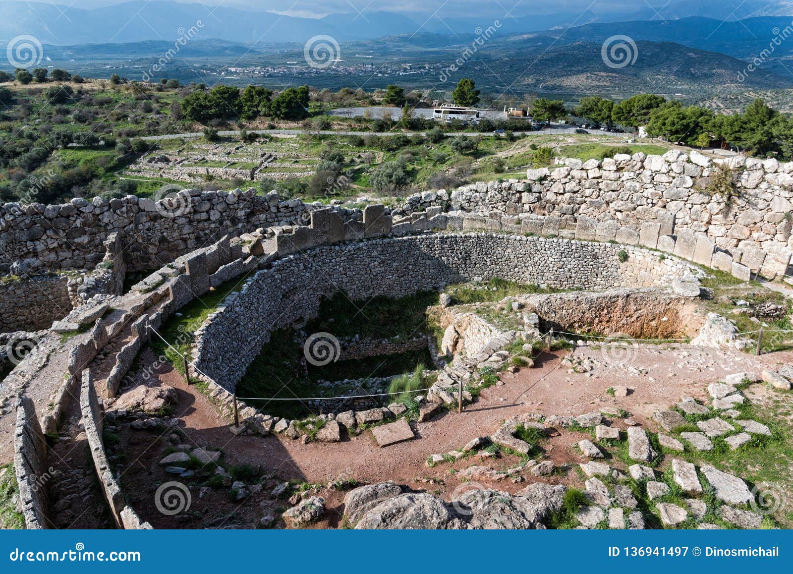 Archaeological Site in Greece Editorial Photography - Image of greece ...