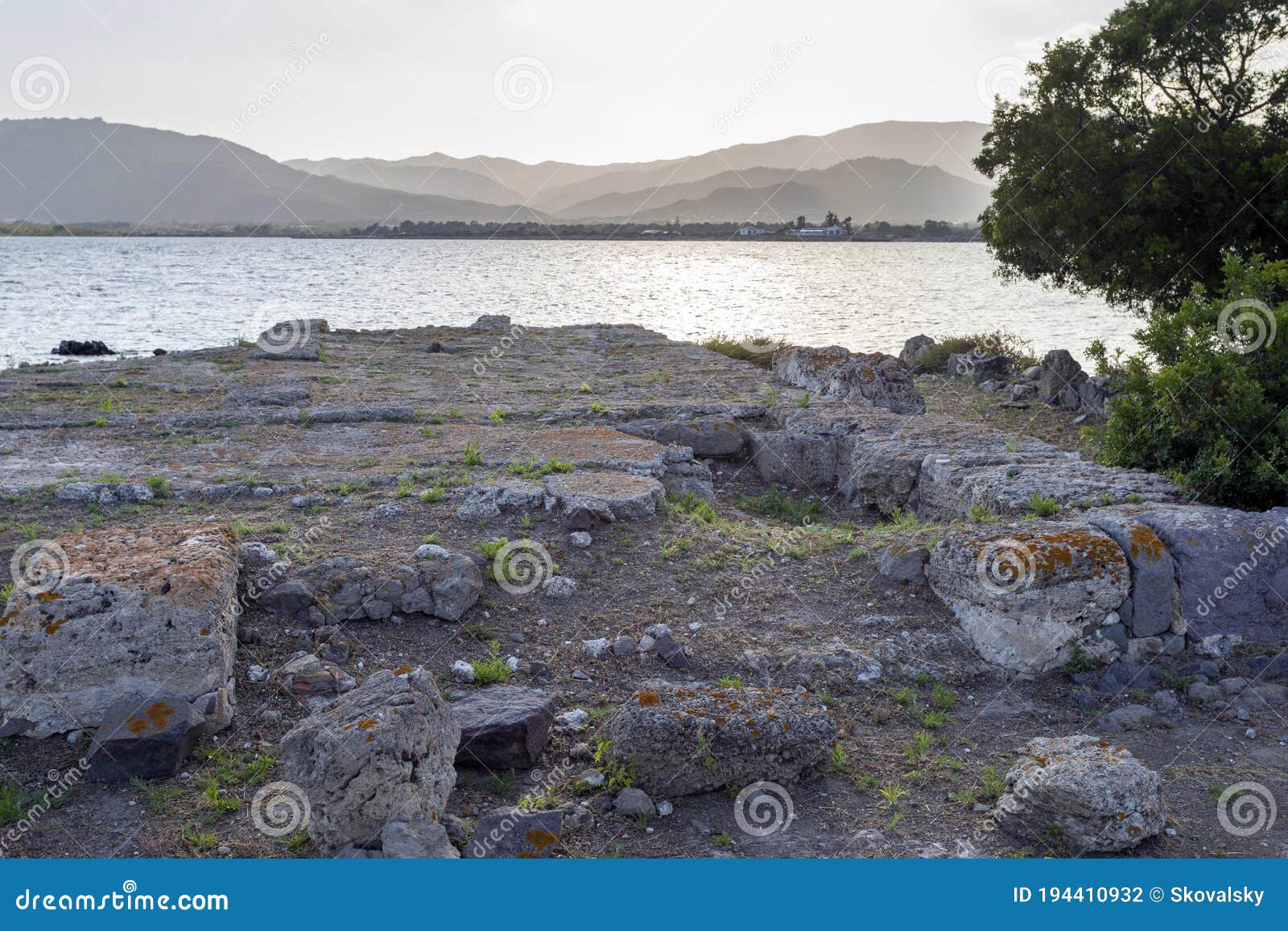 Archaeological Site of Nora, Italy Stock Photo - Image of historical ...