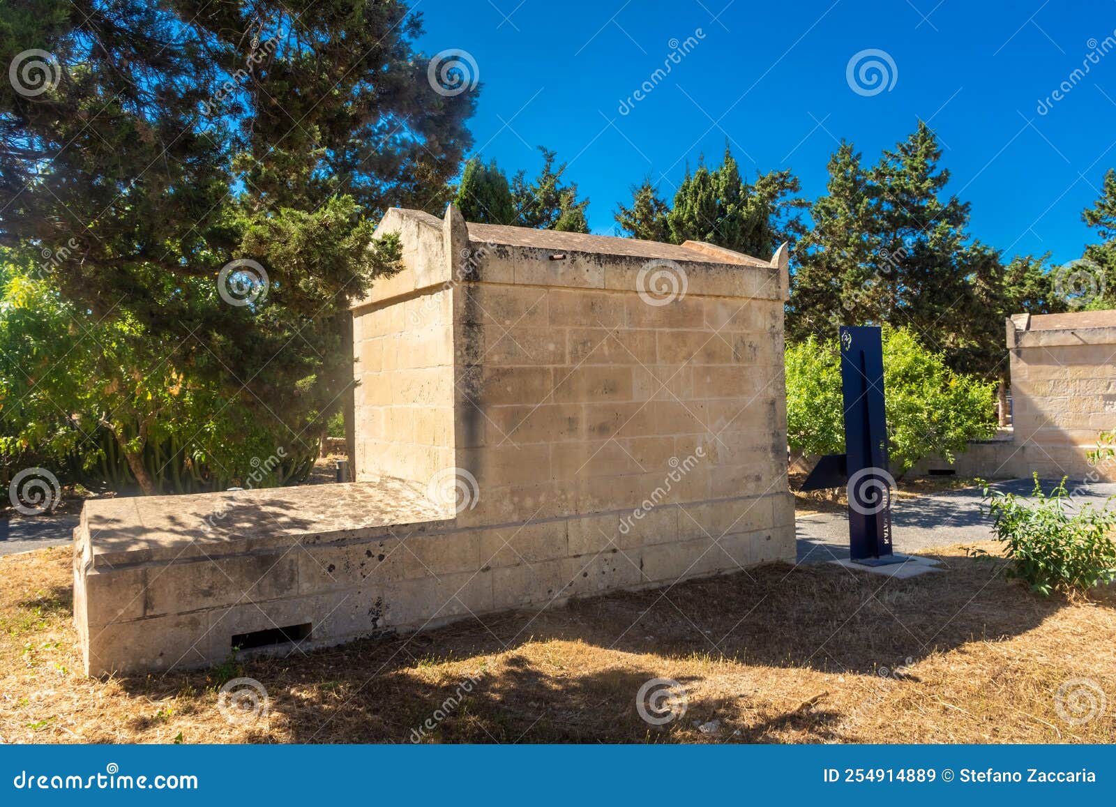 Archaeological Site of the Roman Catacombs of Rabat, Malta Stock Image ...