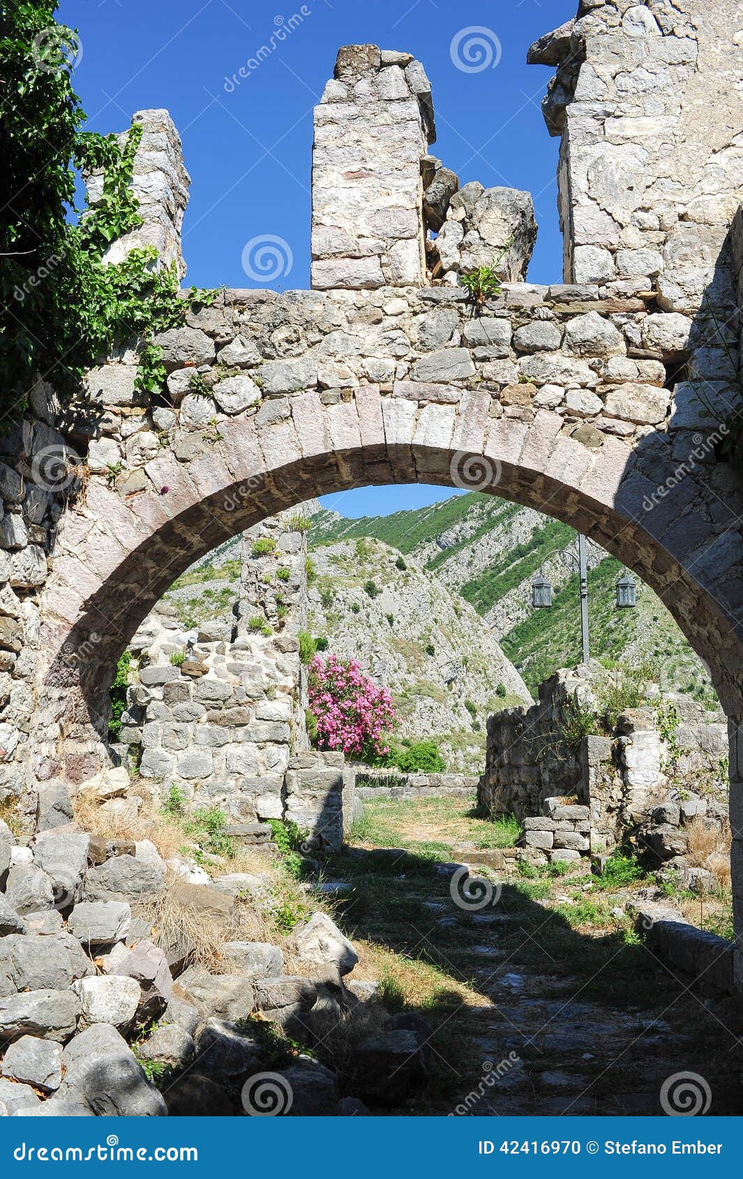 The Archaeological Site of Stari Bar Stock Photo - Image of building ...