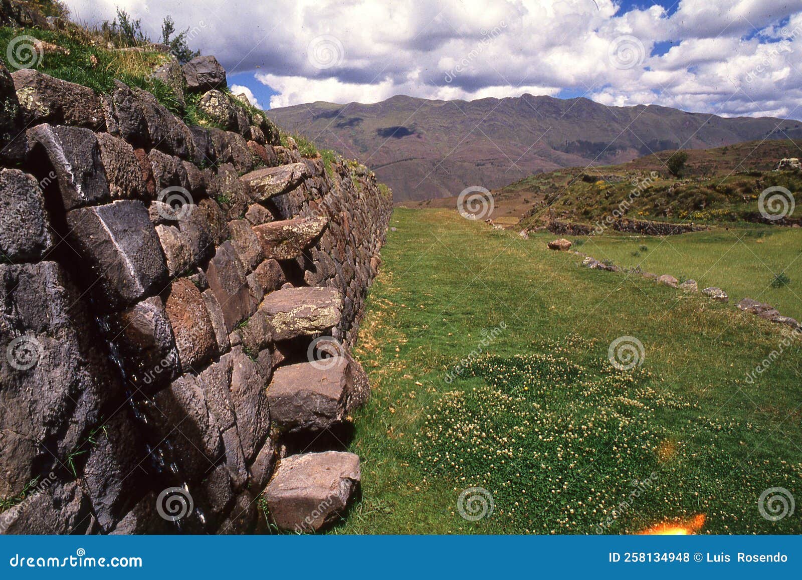The Archaeological Site of Tambo Machay Nearby Cusco, Peru Stock Photo ...