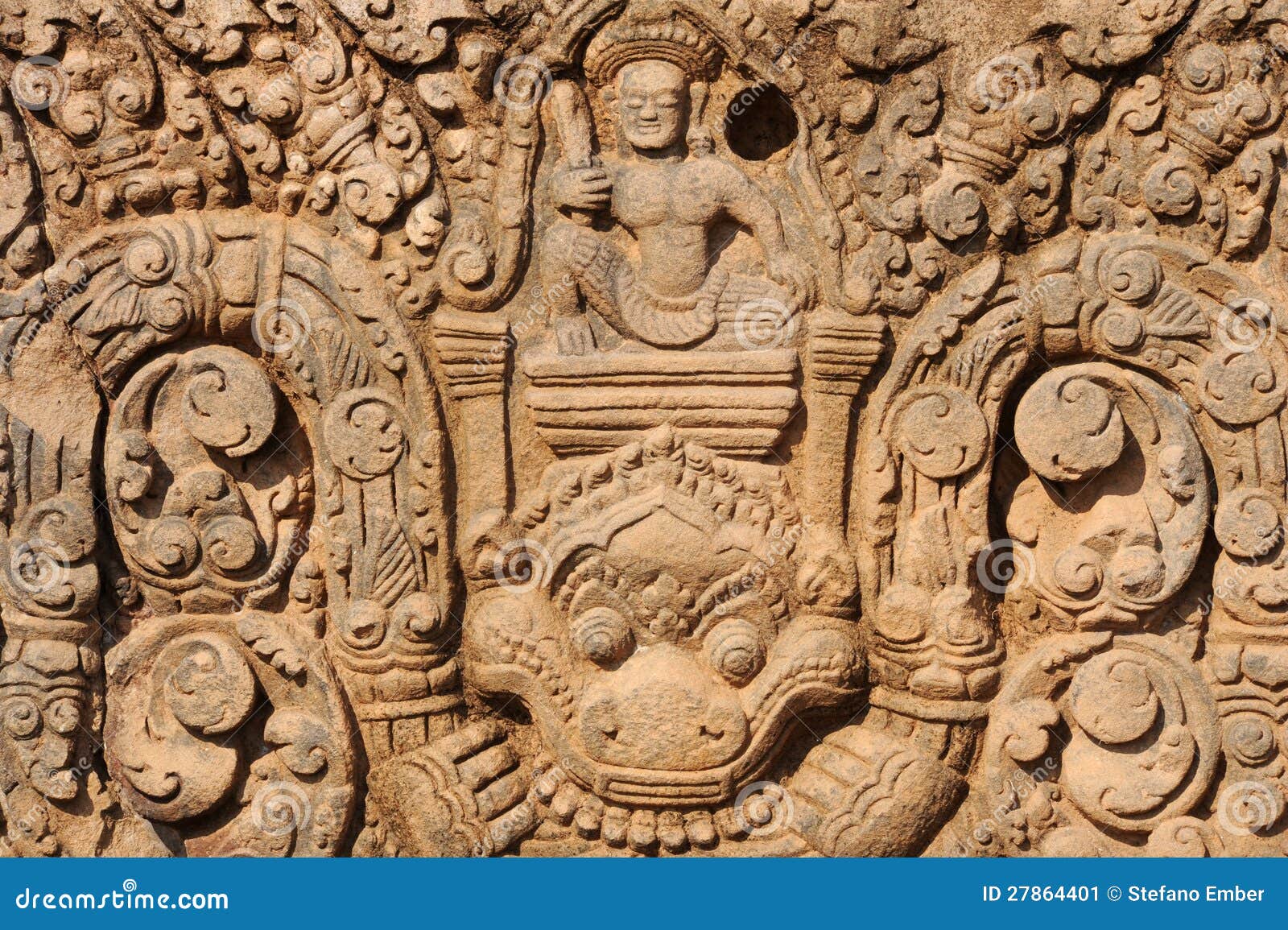 Archaeological Site of Wat Phu Near Champasak Stock Image - Image of ...