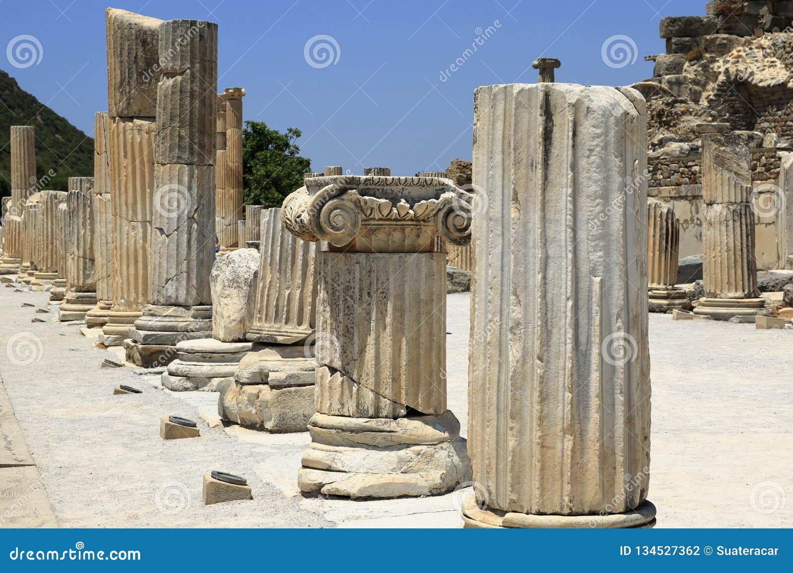 The Ancient of Efes City, Turkey Stock Photo - Image of history, column ...