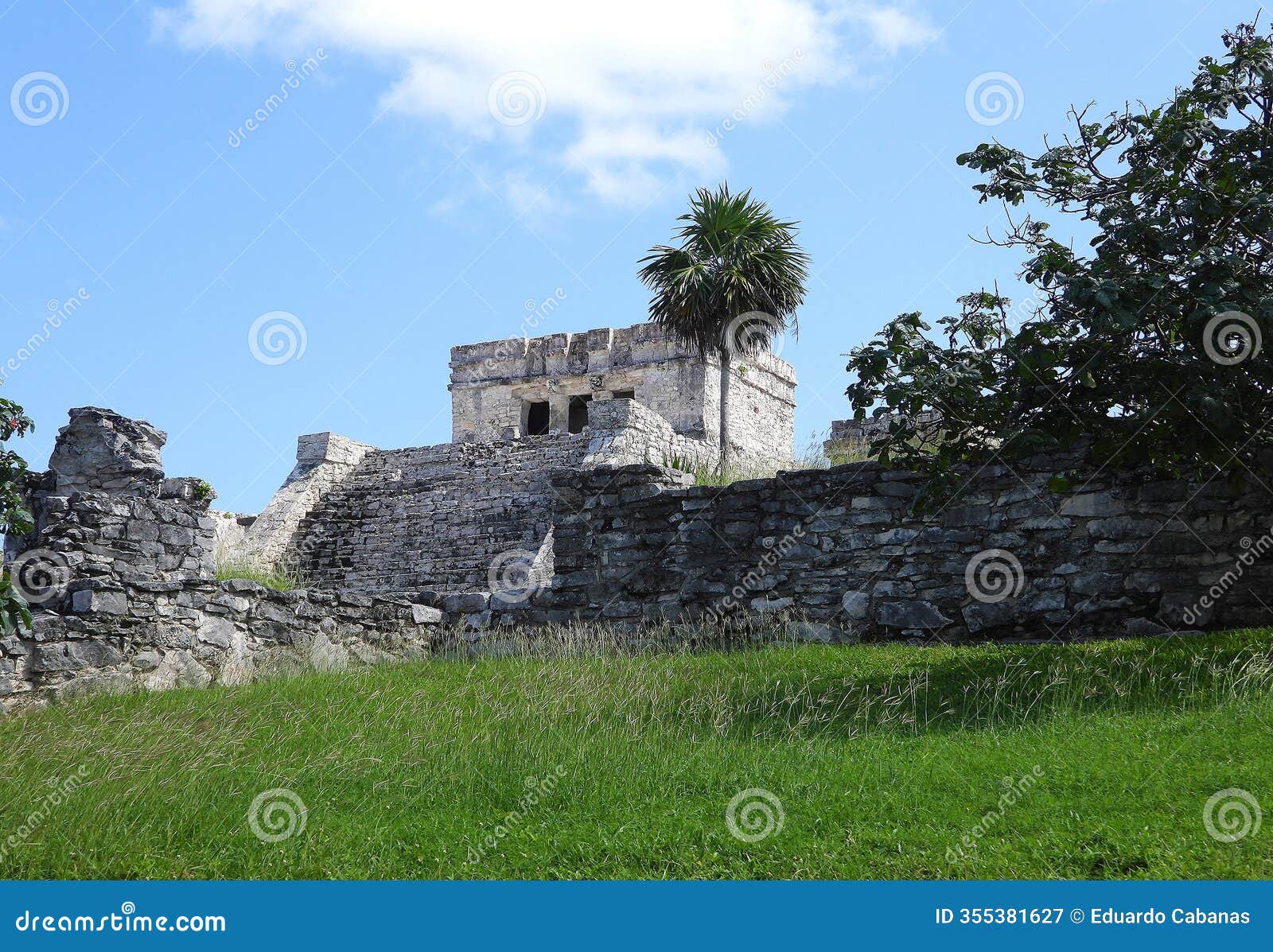 Archaeological Zone of Tulum, Quintana Roo, Mexico Stock Image - Image ...