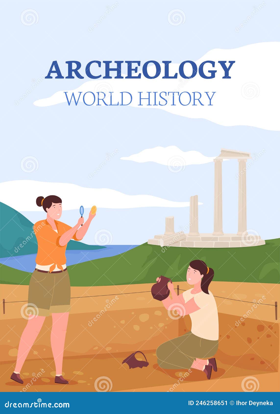 Archaeologists are Excavating Ancient Cities. Research of World History ...
