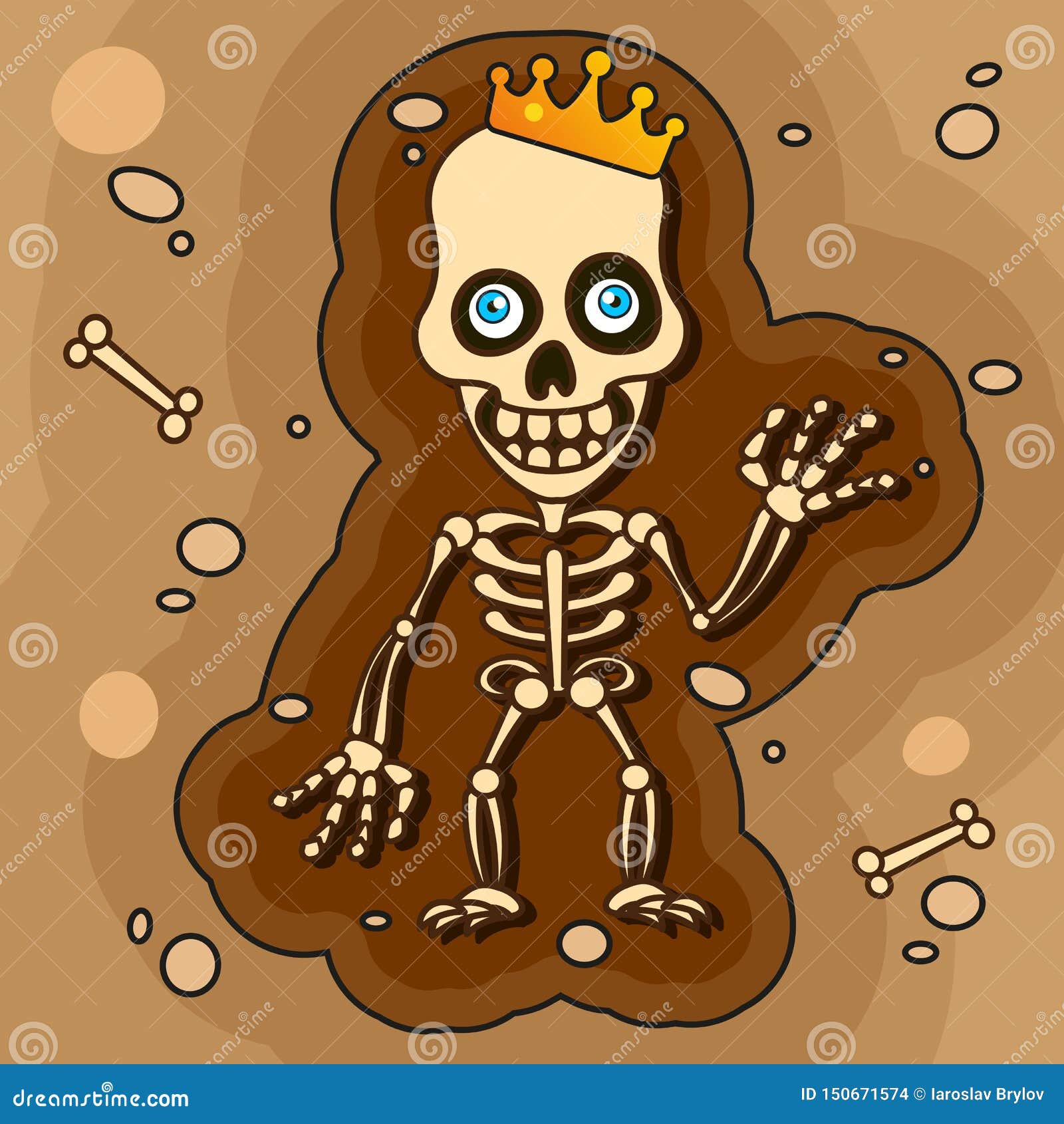 Archaeologists Working On Excavations, Paleontology Scientists With Professional Equipment Set ...