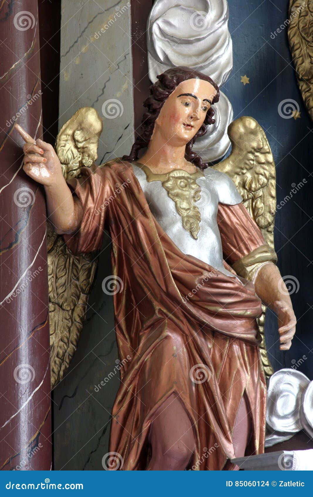 Archangel Gabriel stock photo. Image of church, decoration - 85060124