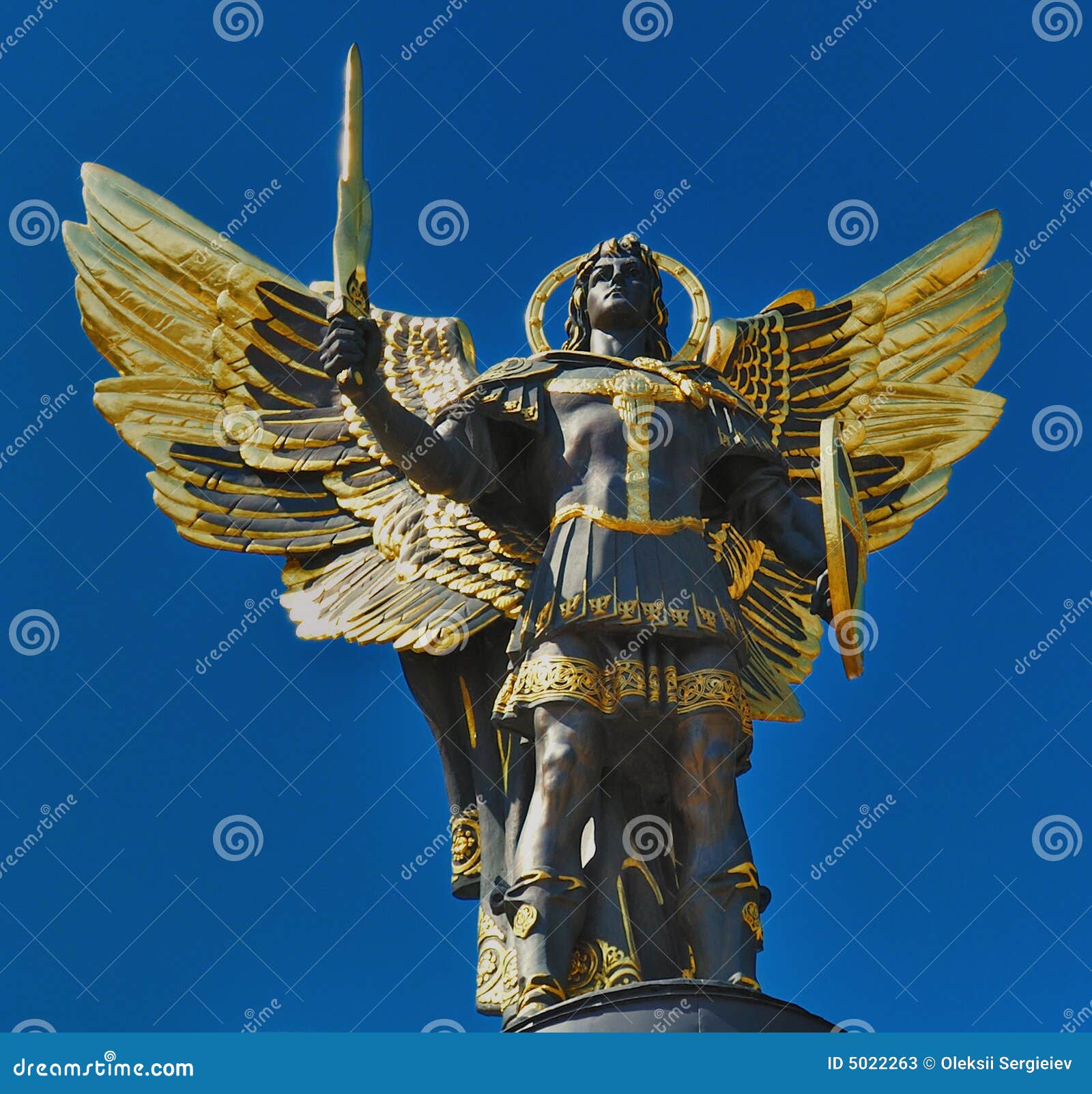 Archangel Michael stock image. Image of culture, building - 5022263