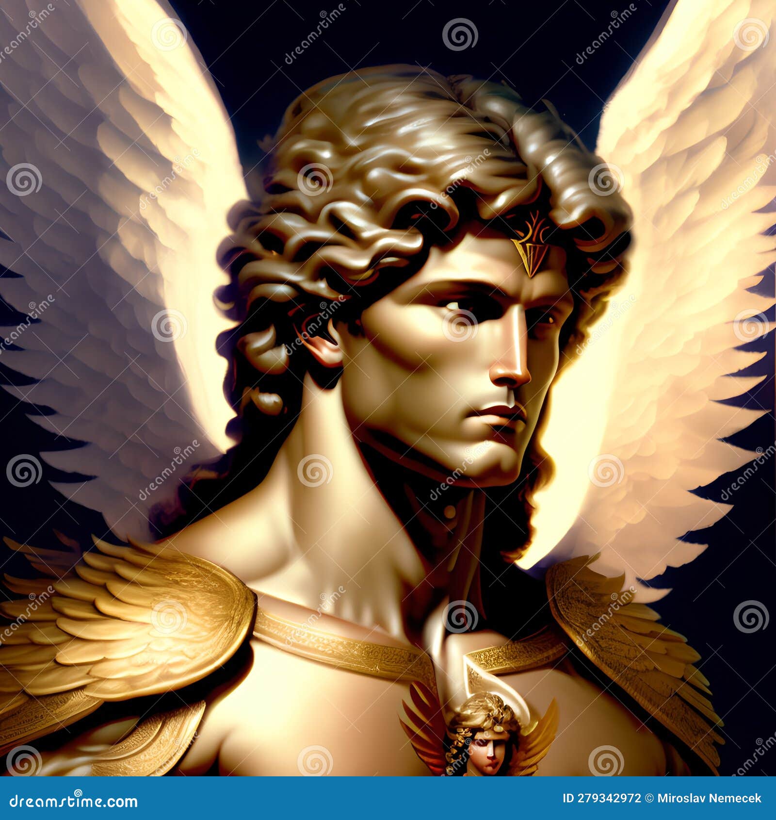 Archangel Michael - Angel of Strength and Will, Generative AI ...