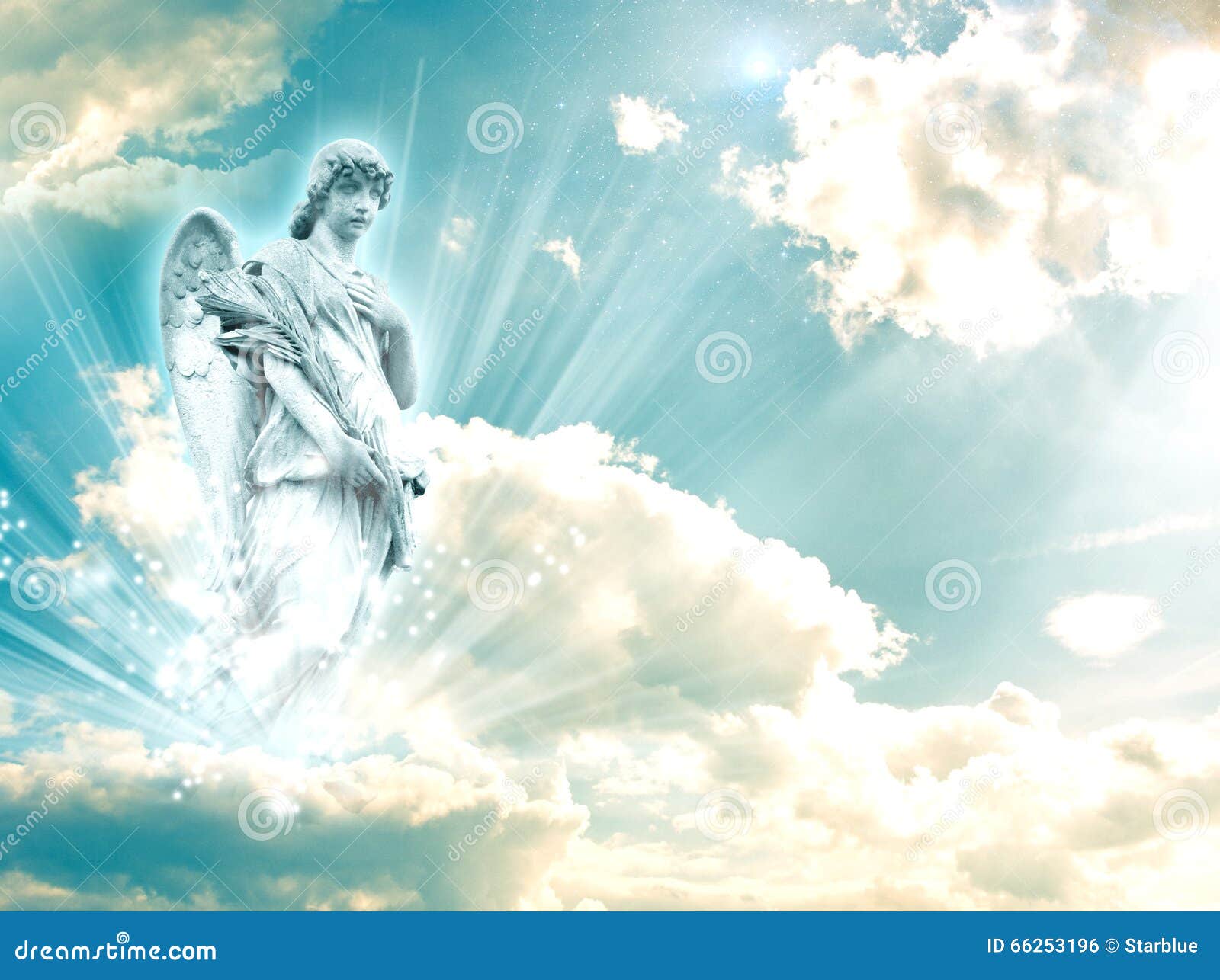 Archangel Rafael stock photo. Image of mystical, love - 66253196