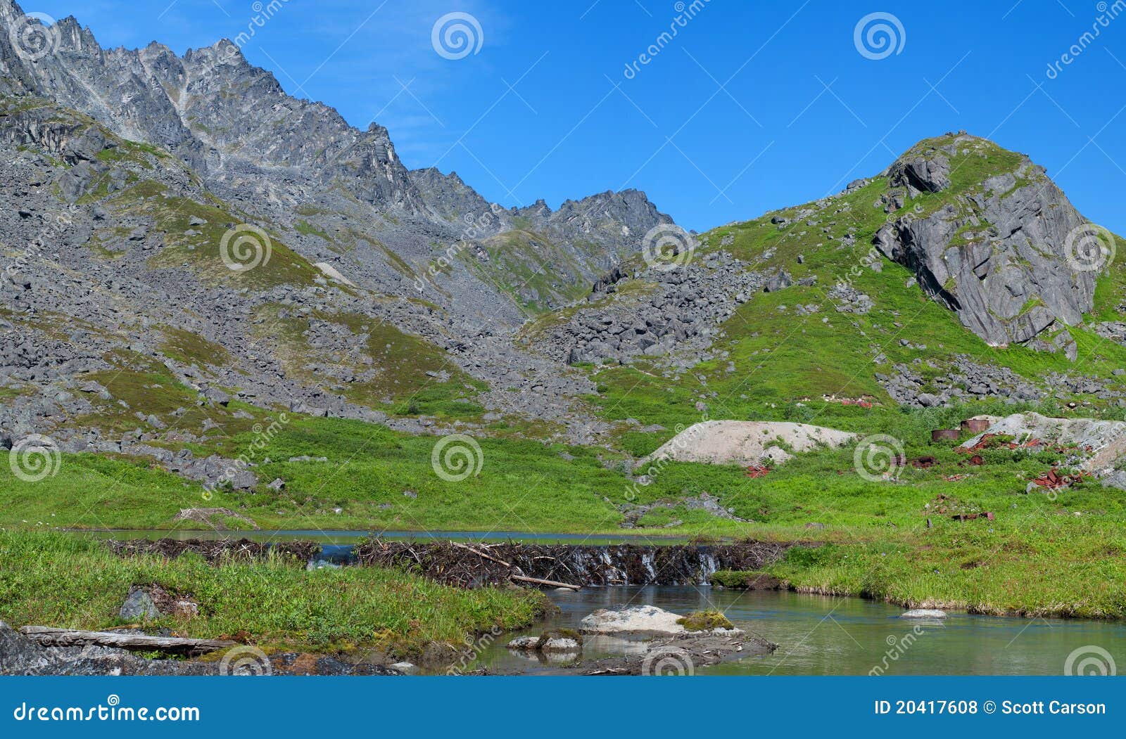 Archangel Valley, Hatcher Pass, Alaska Stock Photo - Image of panorama ...