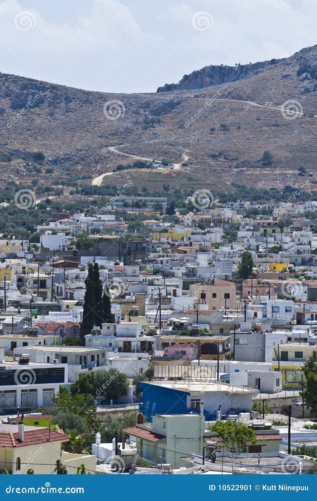 Archangelos stock image. Image of rhodes, europe, dence - 10522901