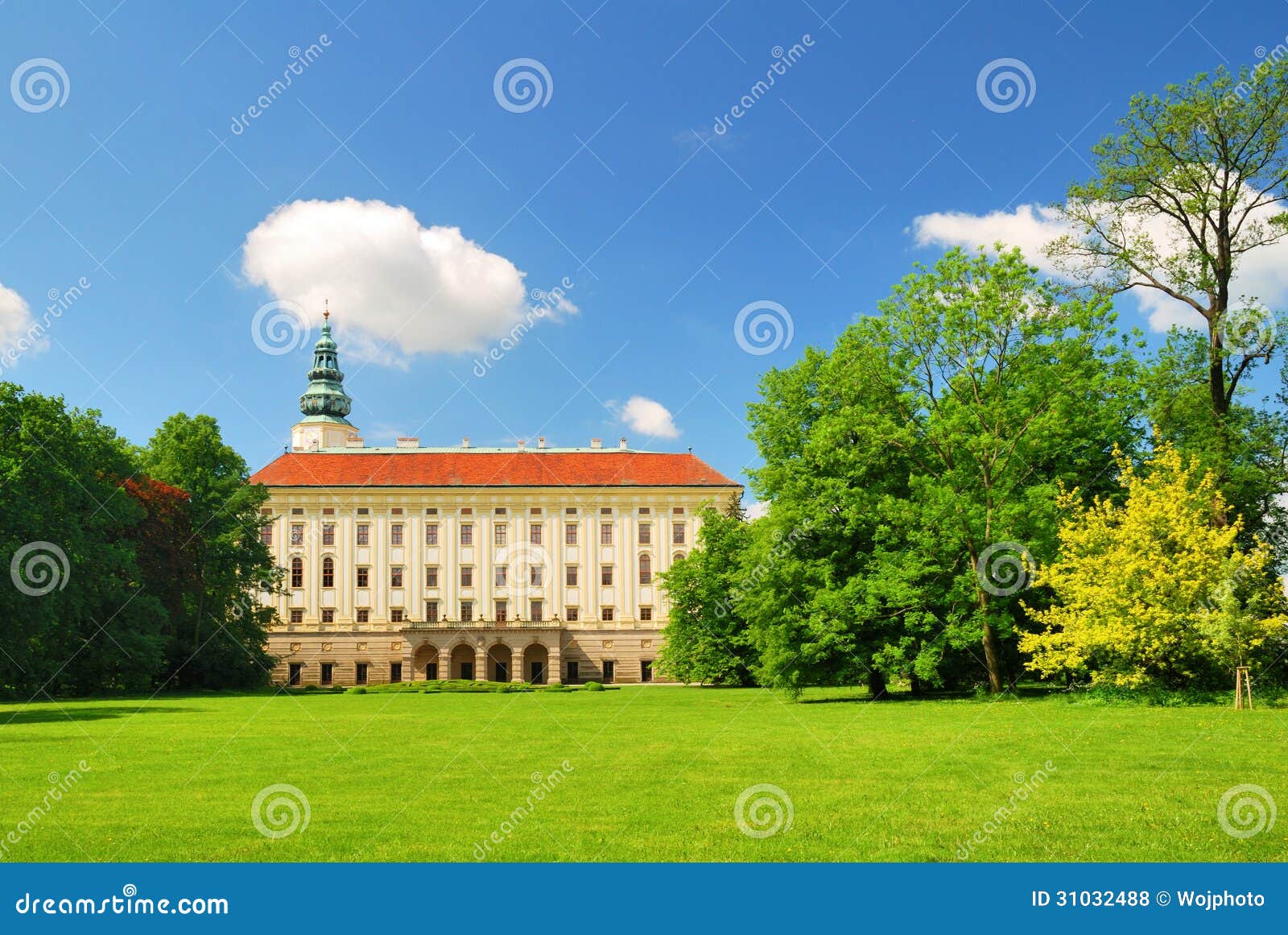 Archbishop Chateau in Kromeriz Stock Photo - Image of castle, europe ...