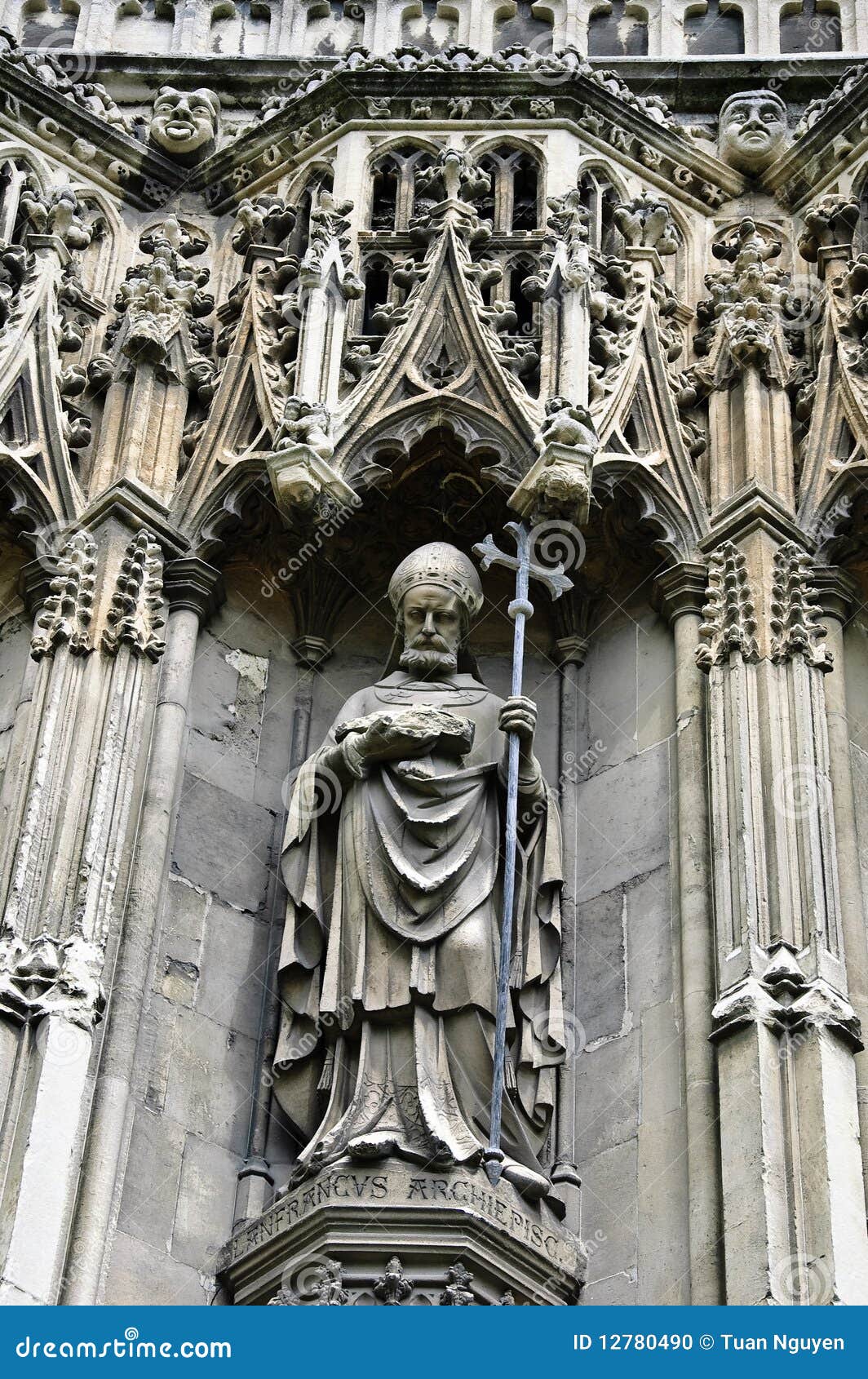 Archbishop Lanfranc stock photo. Image of canterbury - 12780490