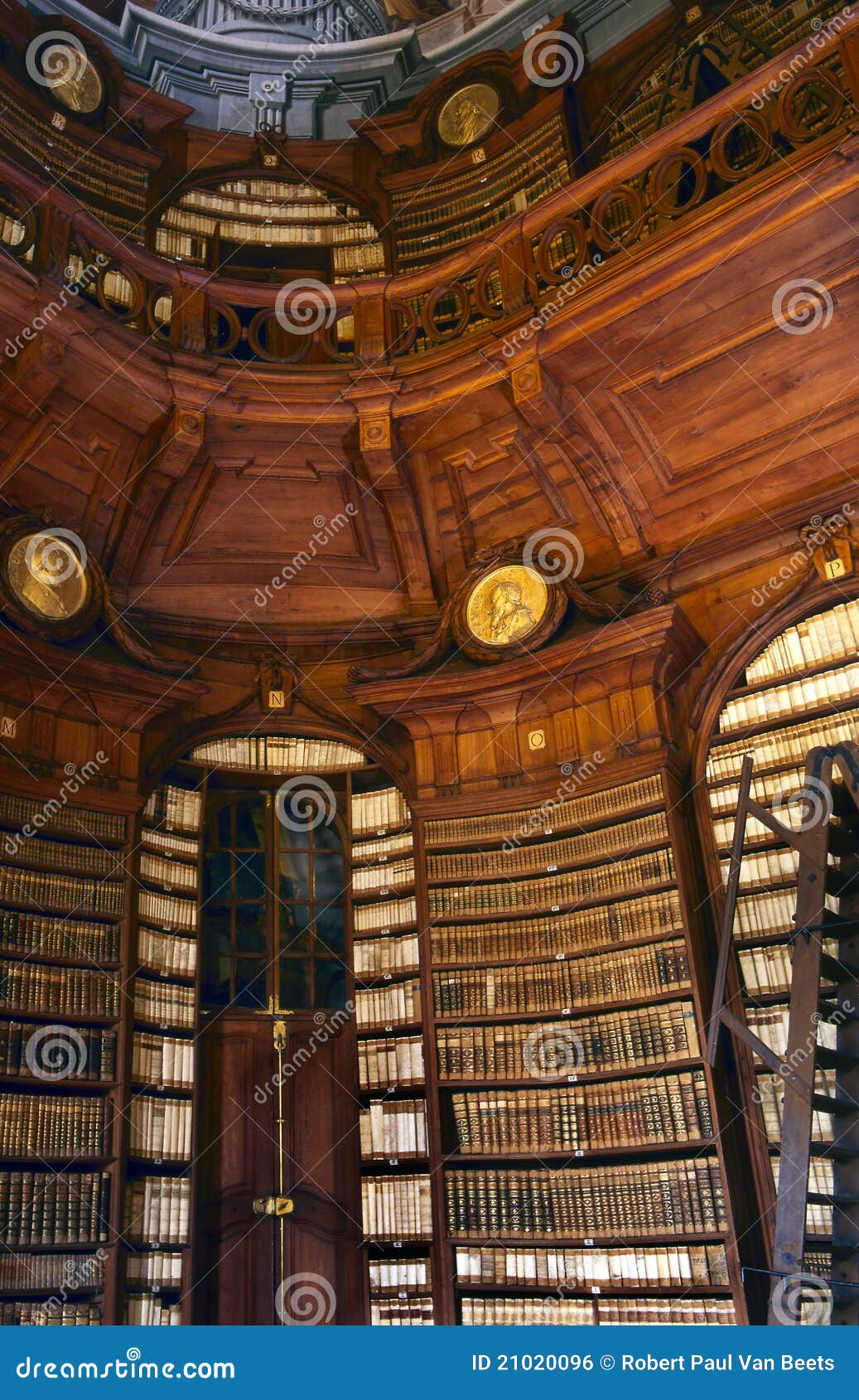 The Archdiocesan Library in the Lyceum of Eger Stock Photo - Image of ...