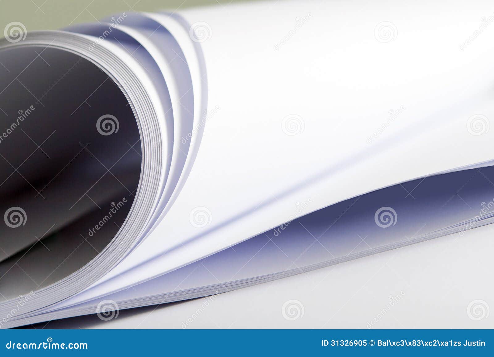 Arched Book Pages Viewed Up Close. Stock Image - Image of abstract ...
