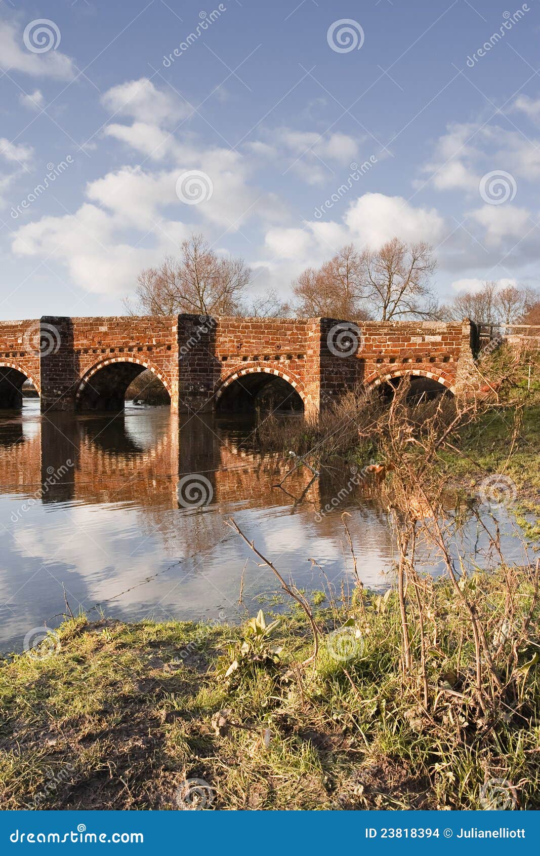 Arched bridge stock photo. Image of river, arch, dorset - 23818394