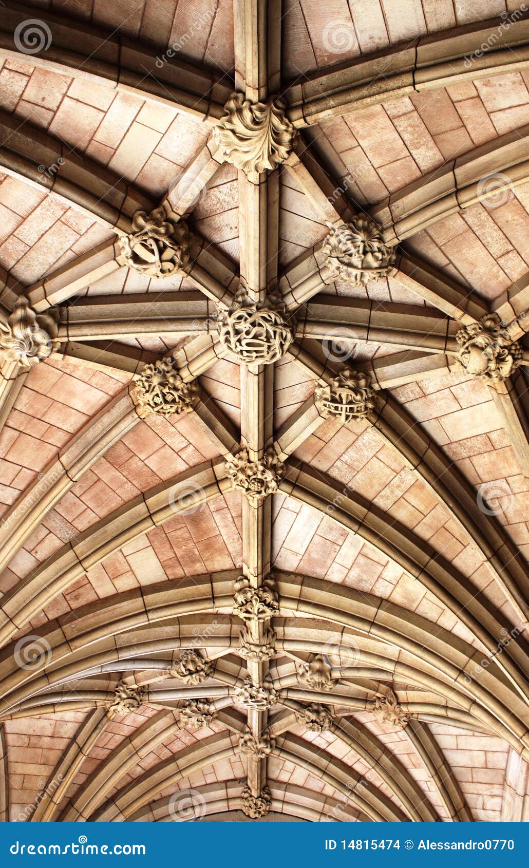 Arched ceiling stock photo. Image of cathedral, abbey - 14815474