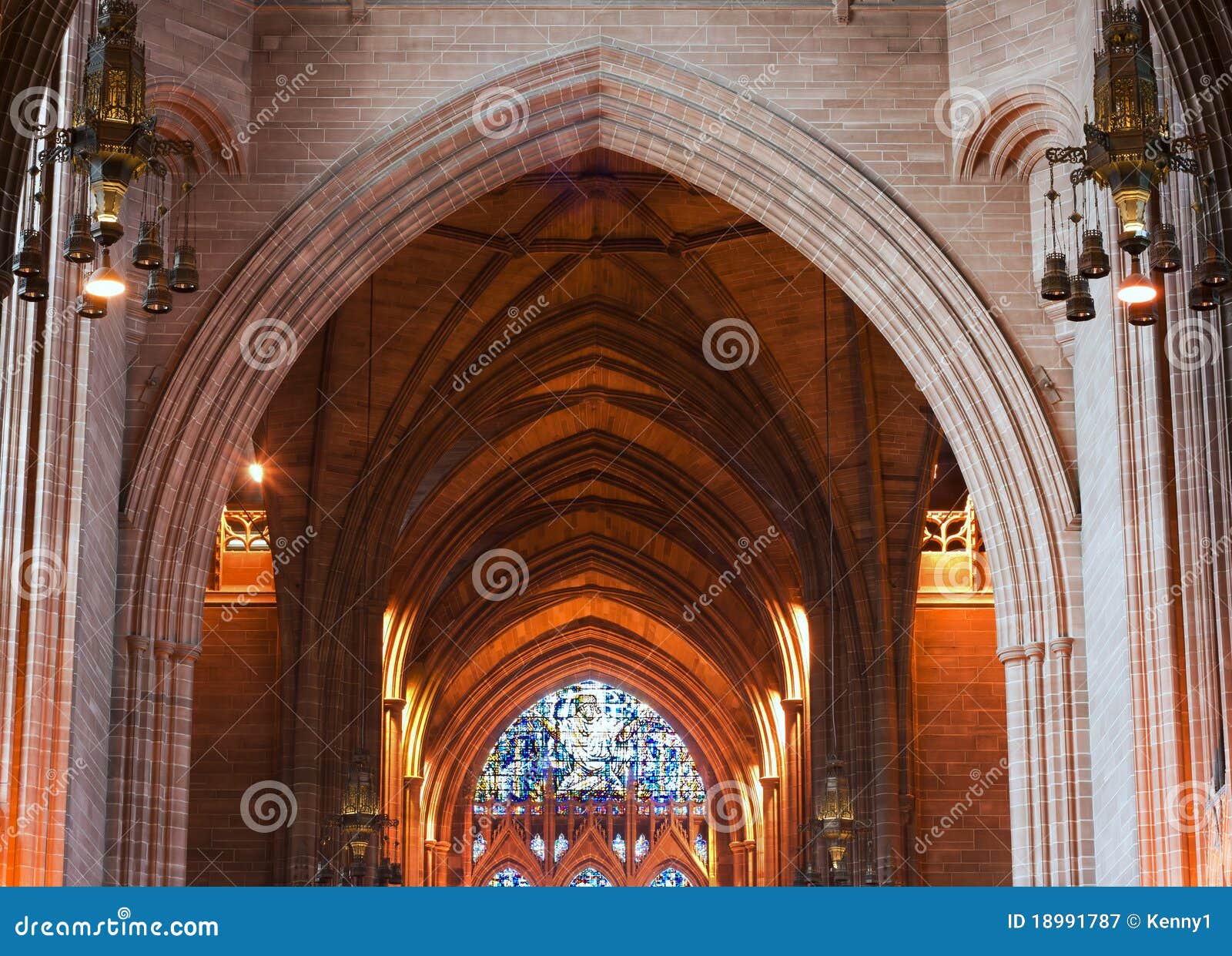 Arched Ceiling Inside Cathedral Editorial Photography - Image of ...