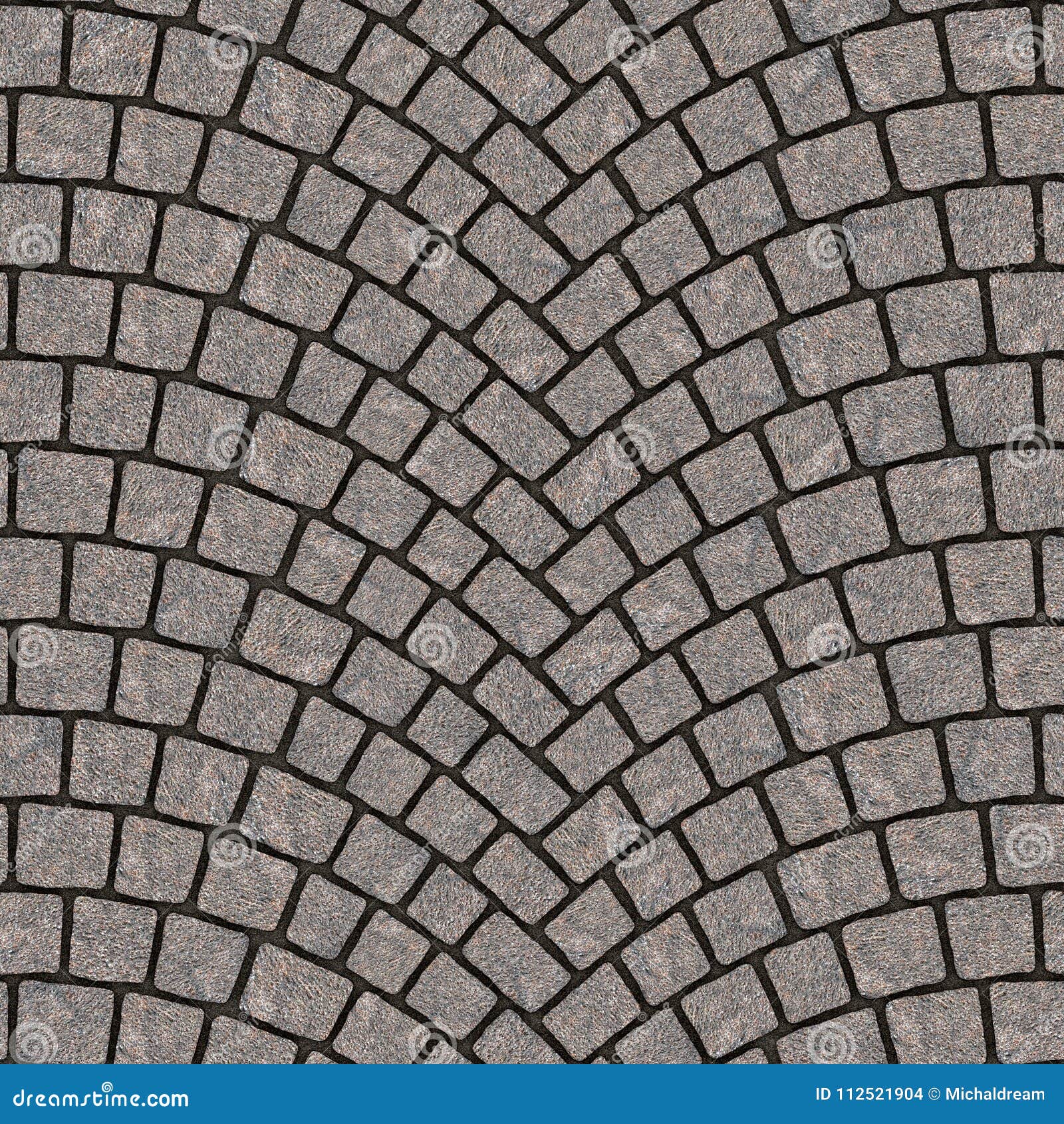 Arched Cobblestone Pavement Texture 074 Stock Illustration ...