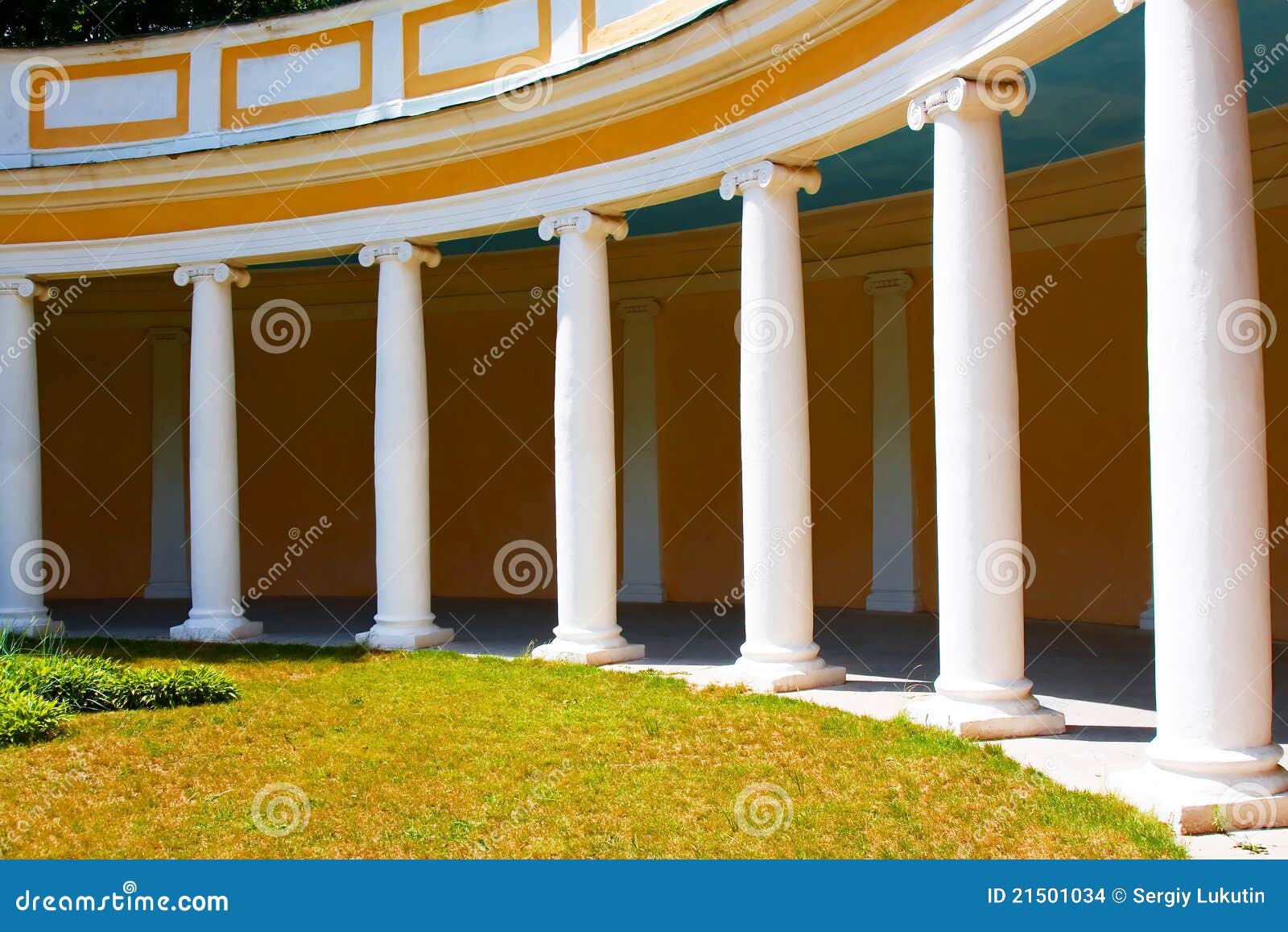 Arched hallway stock photo. Image of carve, romania, path - 21501034