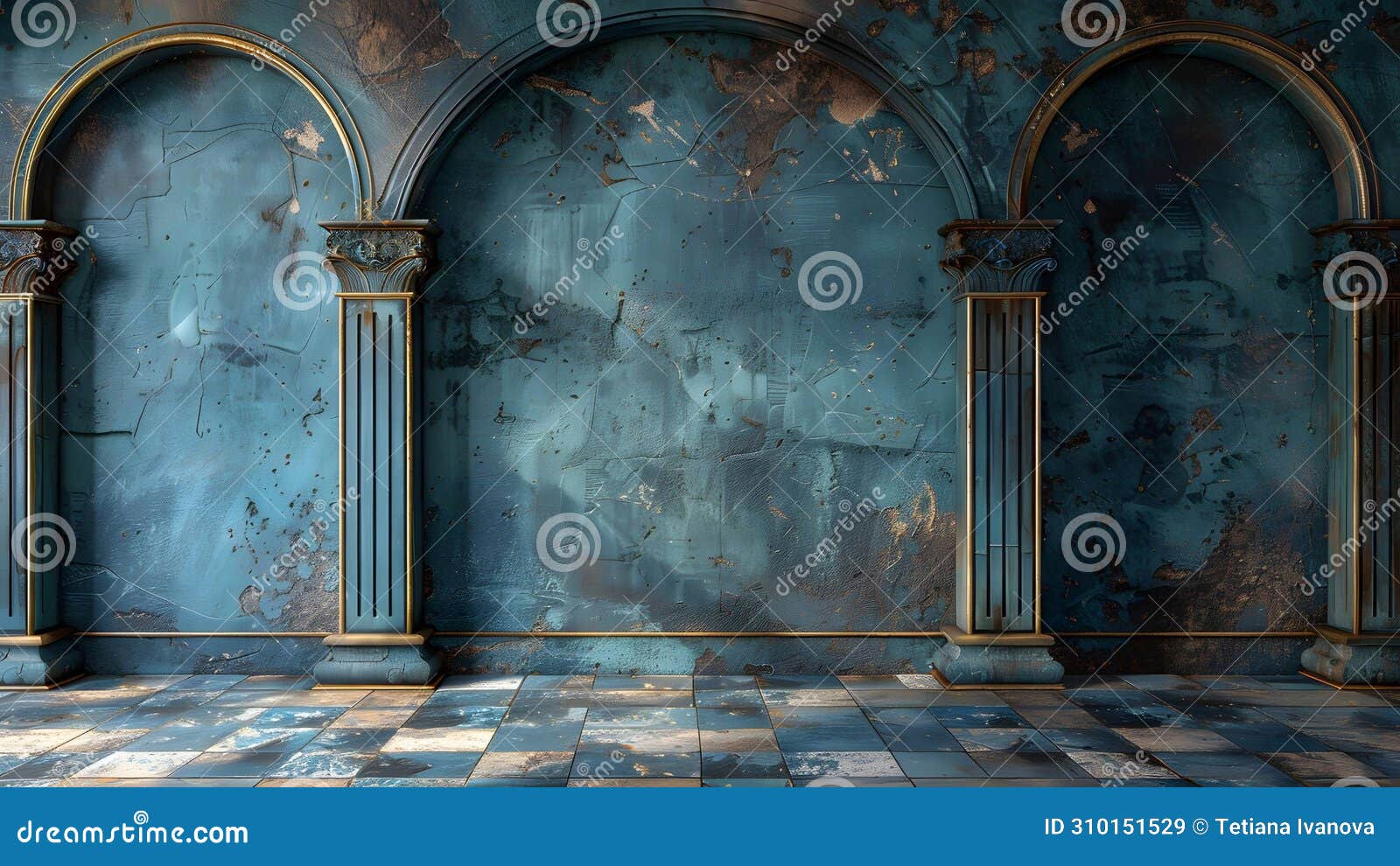 Arched Panel Silhouettes in Design. Stock Illustration - Illustration ...