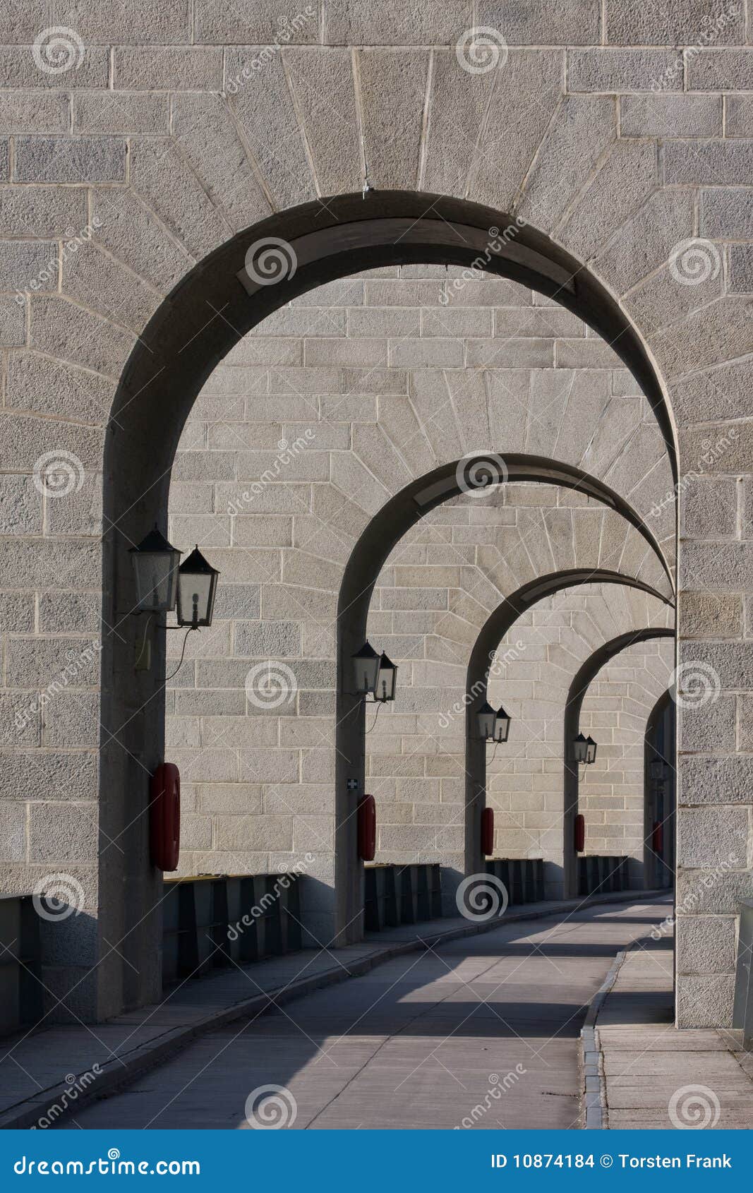 Arched Pathway stock photo. Image of opening, entrance - 10874184