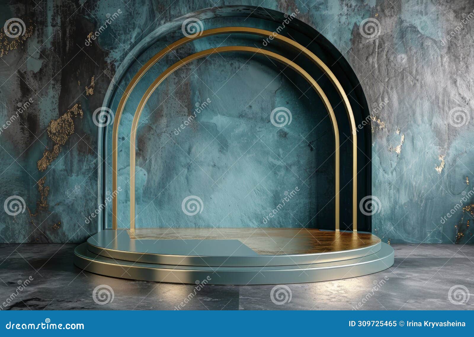 Arched Steps in a Room stock image. Image of elegant - 309725465