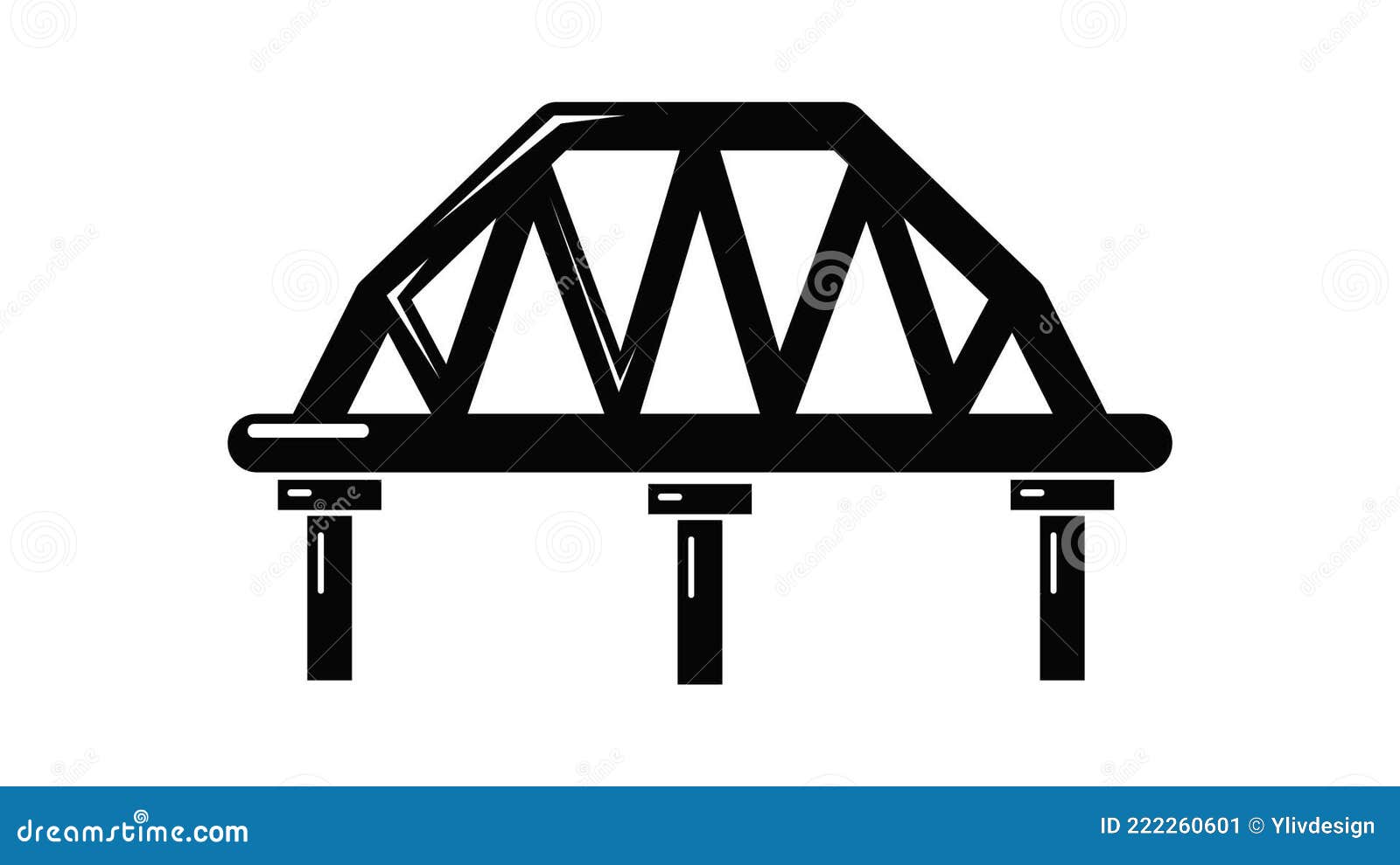 Arched Train Bridge Icon Animation Stock Video - Video of building ...