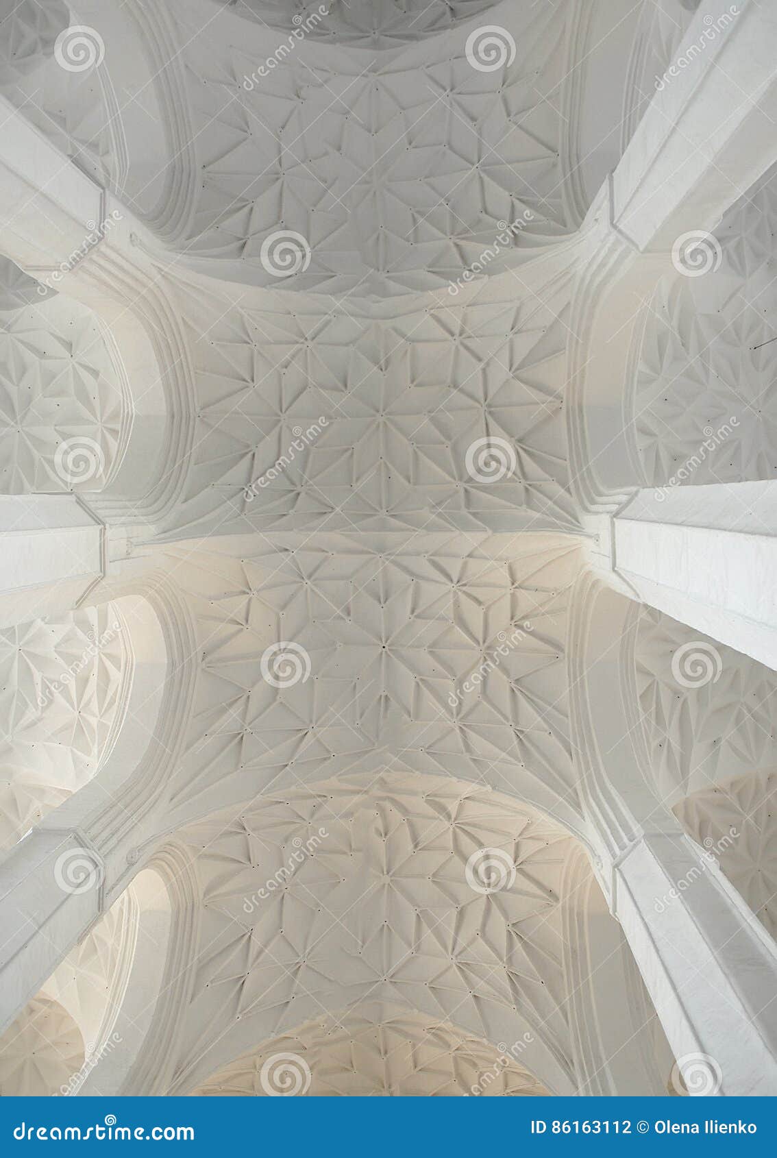 Arched vault ceiling stock photo. Image of ceiling, decoration - 86163112