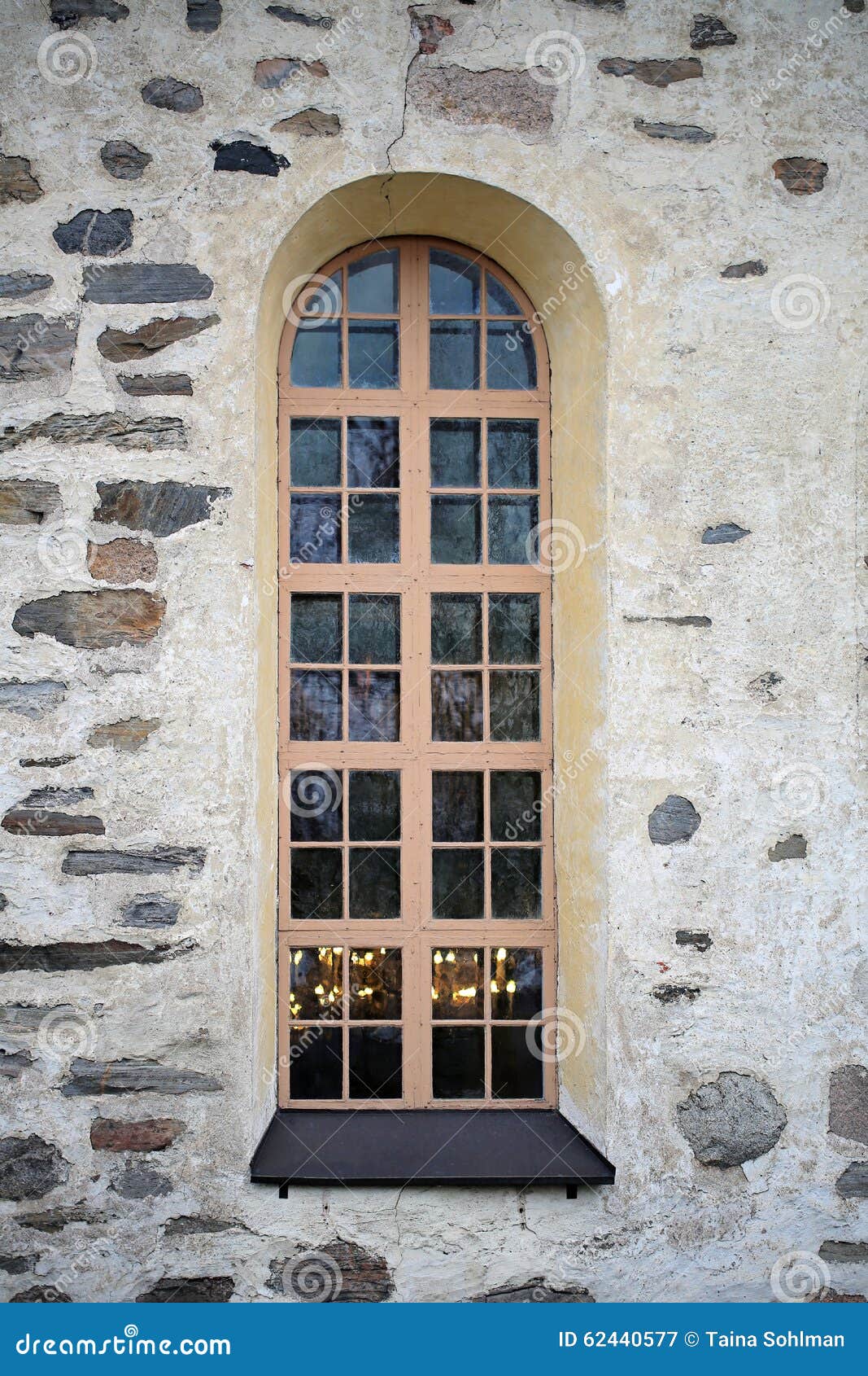 Arched Window of a Church stock image. Image of historic - 62440577