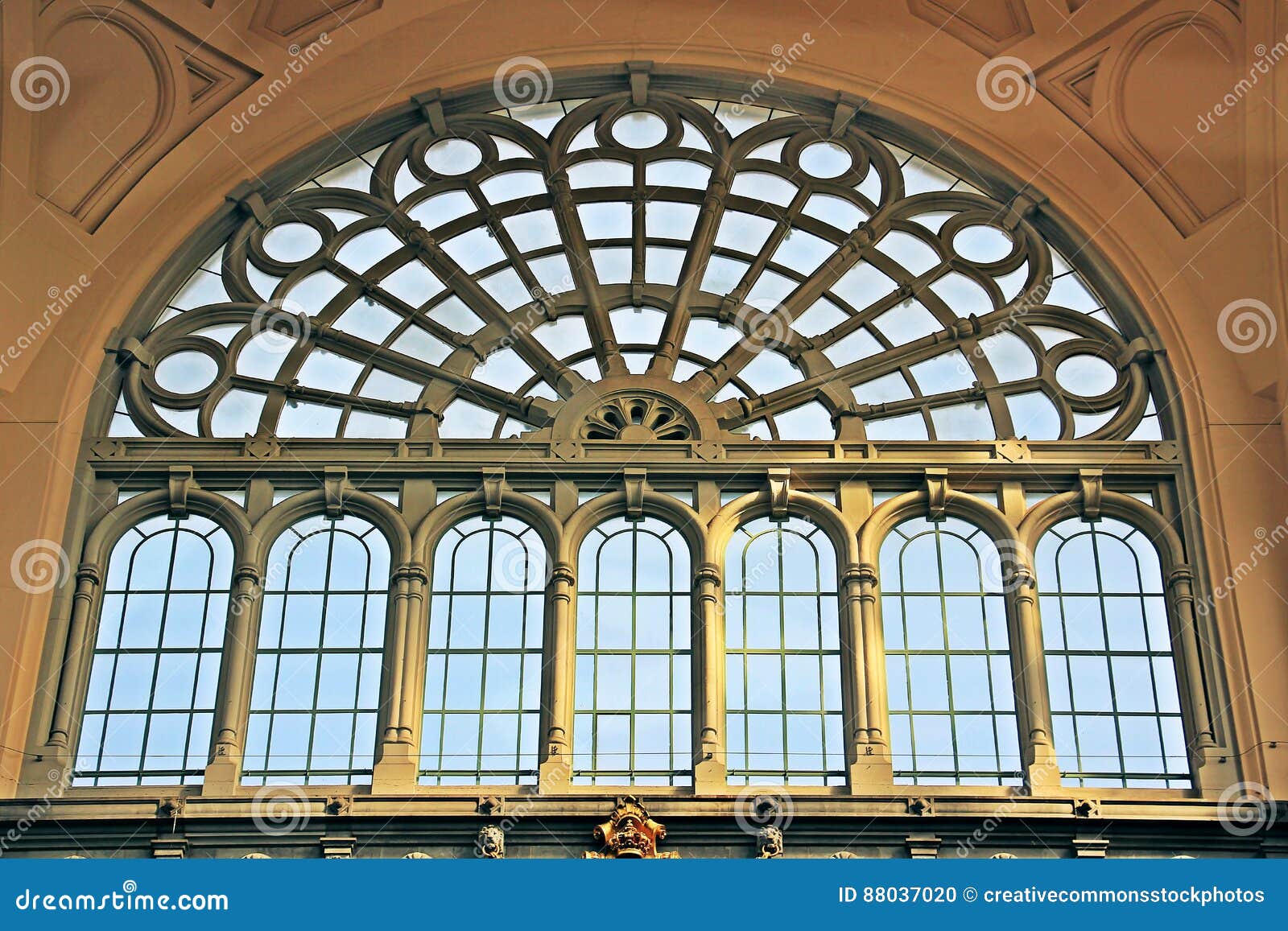 Arched Window In Museum Picture. Image: 88037020