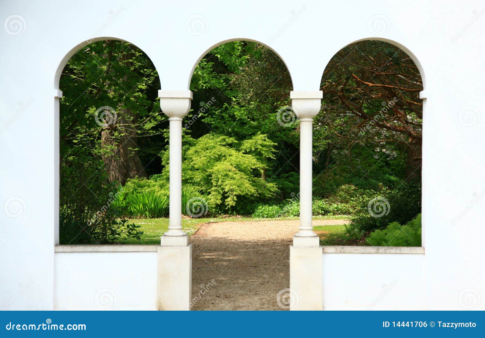 Arched windows stock photo. Image of gardens, dyffryn - 14441706