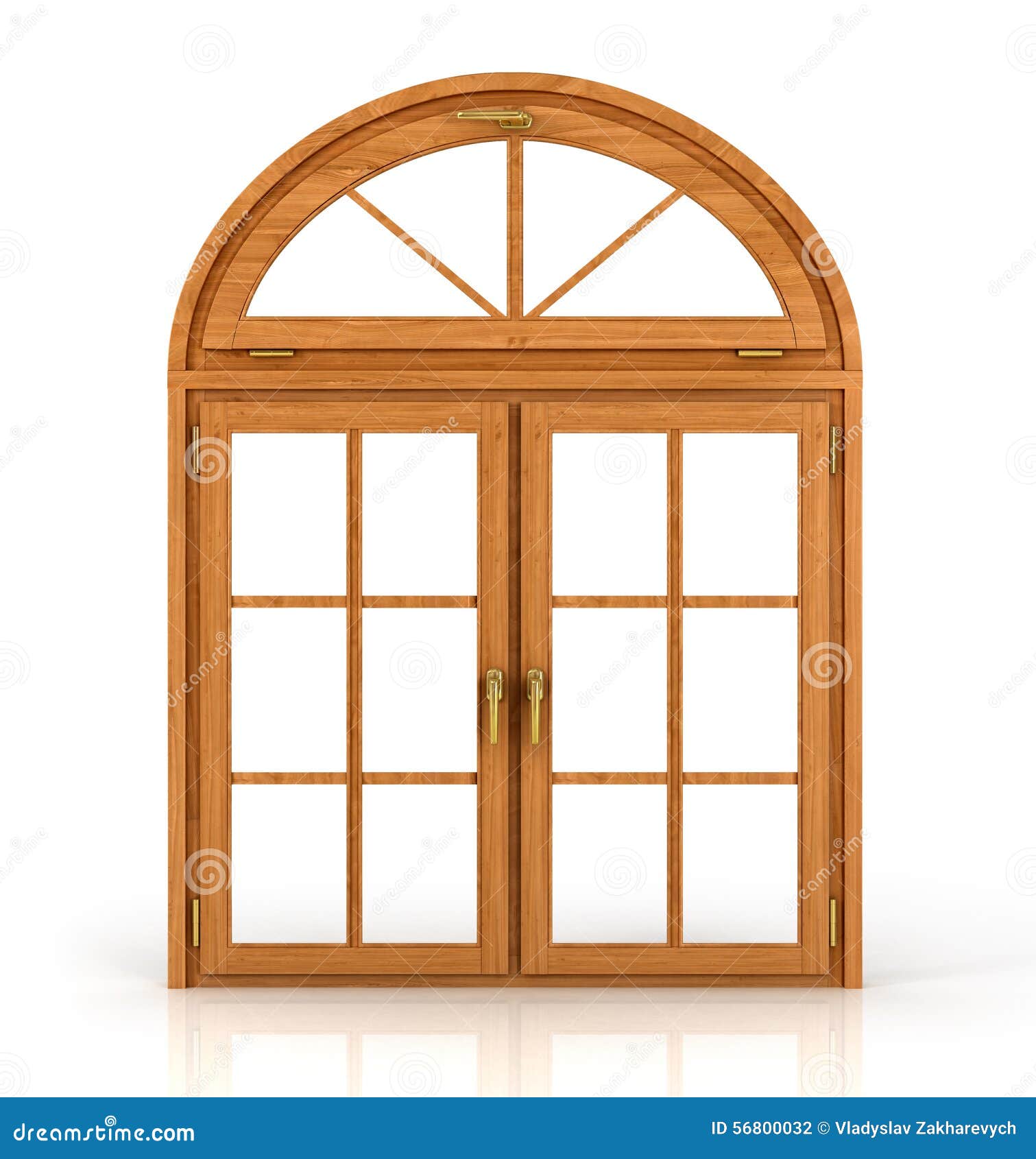 Arched Window Frame White