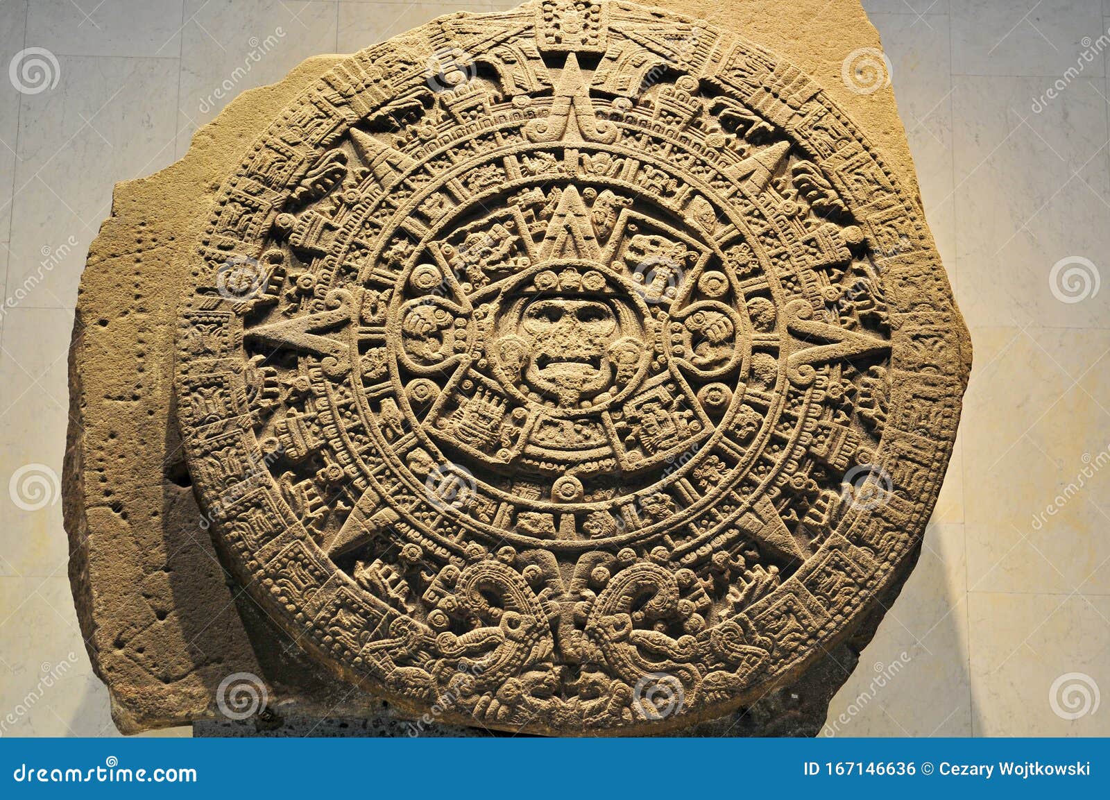 Archeological Aztec Sun Calendar at the National Museum of Anthropology ... Archeological Aztec Sun Calendar at the National Museum of Anthropology ...