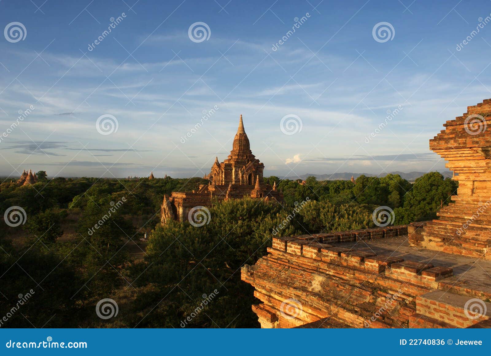 Archeological Site of Bagan - Myanmar | Burma Stock Photo - Image of ...